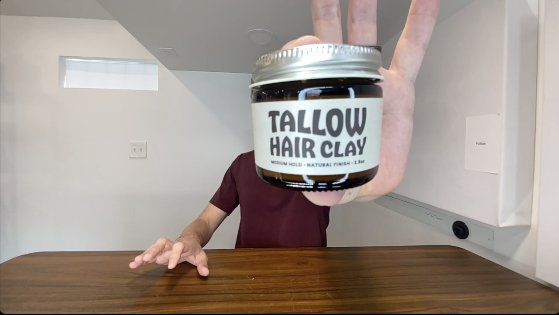 Watch BEST Tallow Hair Clay? | Earth Wave All Natural Tallow Pomade on ...