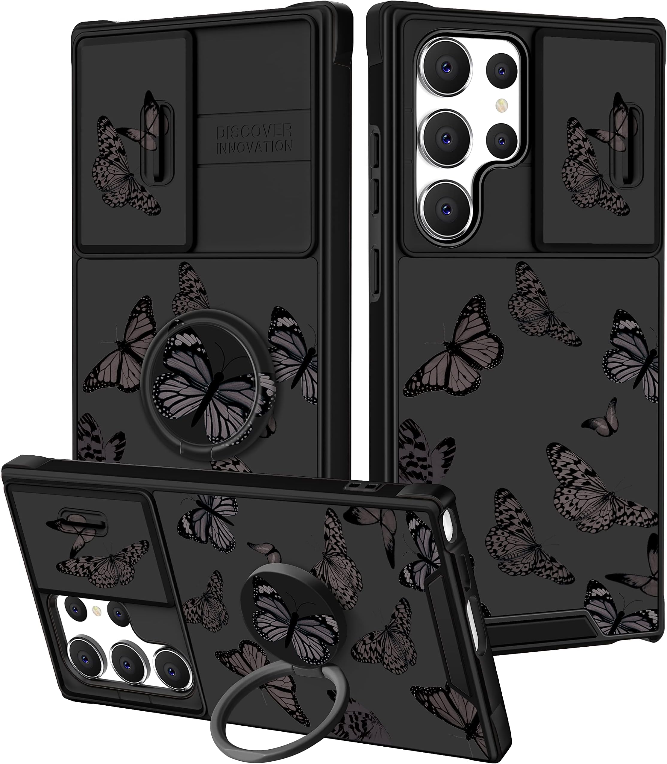 Amazon.com: Changjia for Samsung Galaxy S23 Ultra Magnetic Kickstand ...