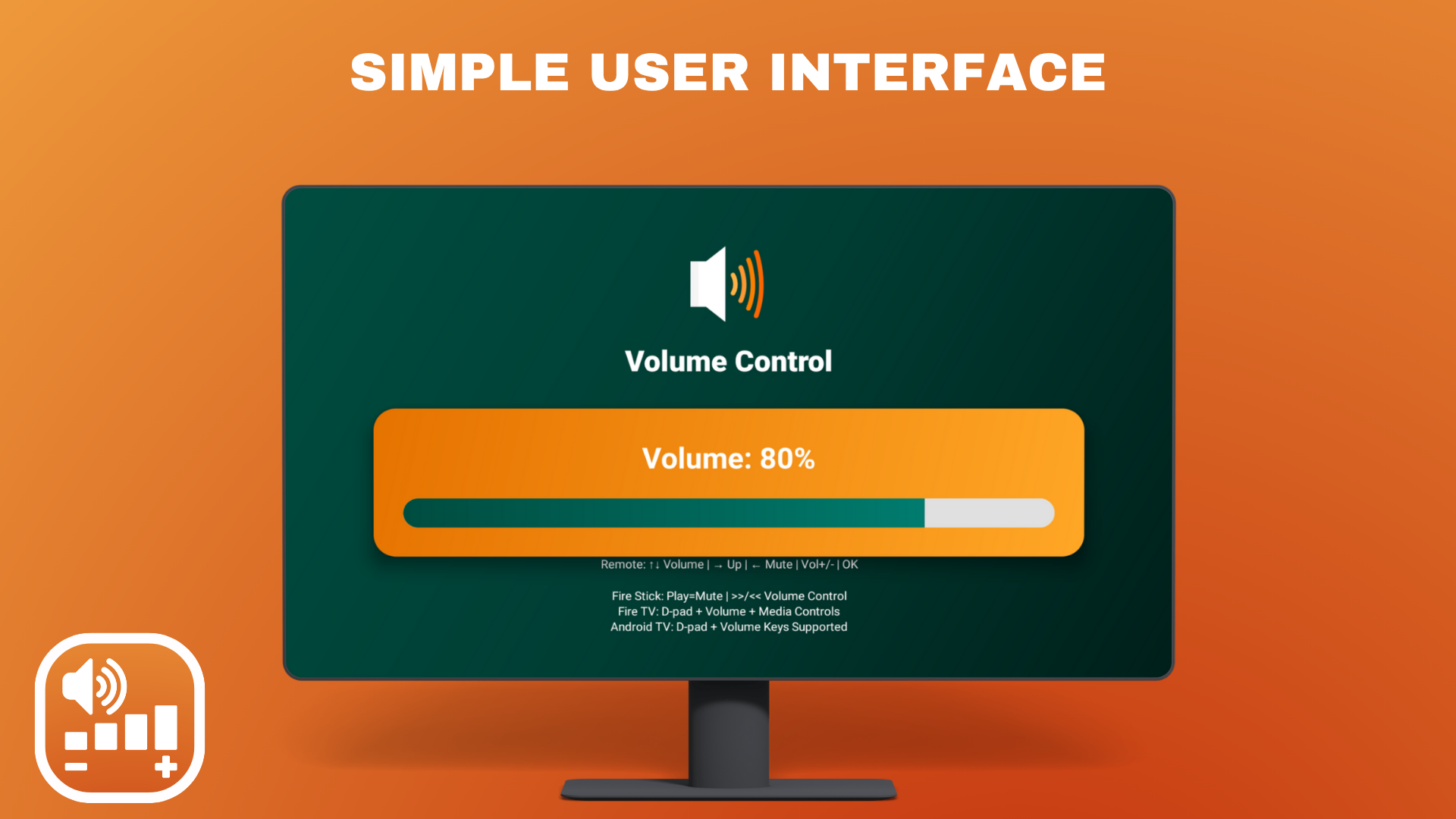 Volume Control for Fire TV Stick - App on Amazon Appstore