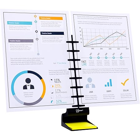 Amazon.com : Page-Up Color Plus Document Holder - Black - 01484 : Paper ...