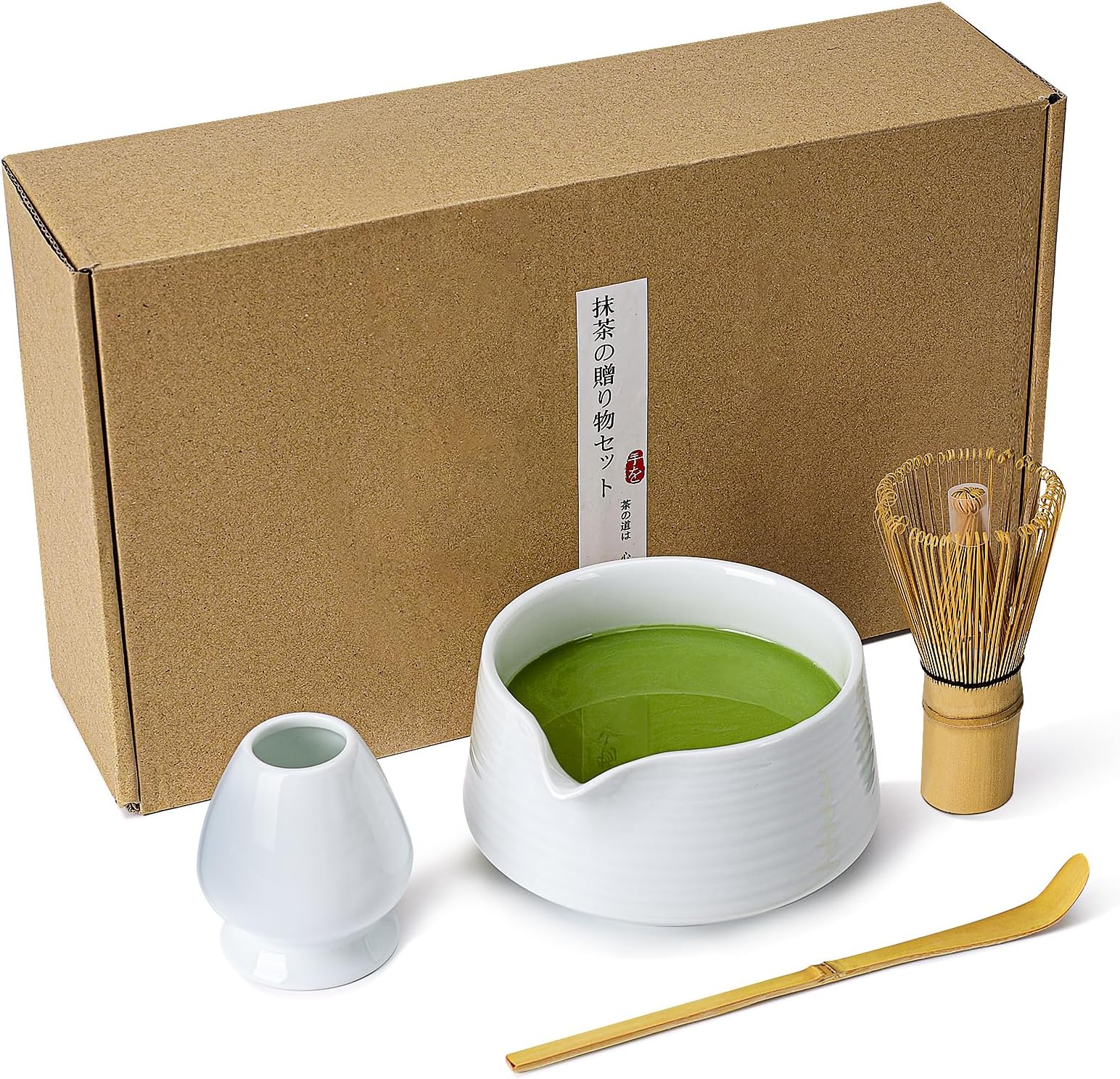 Matcha Kit, Juego de Matcha de Cuatro Piezas, Batidor de Matcha Chasen ...