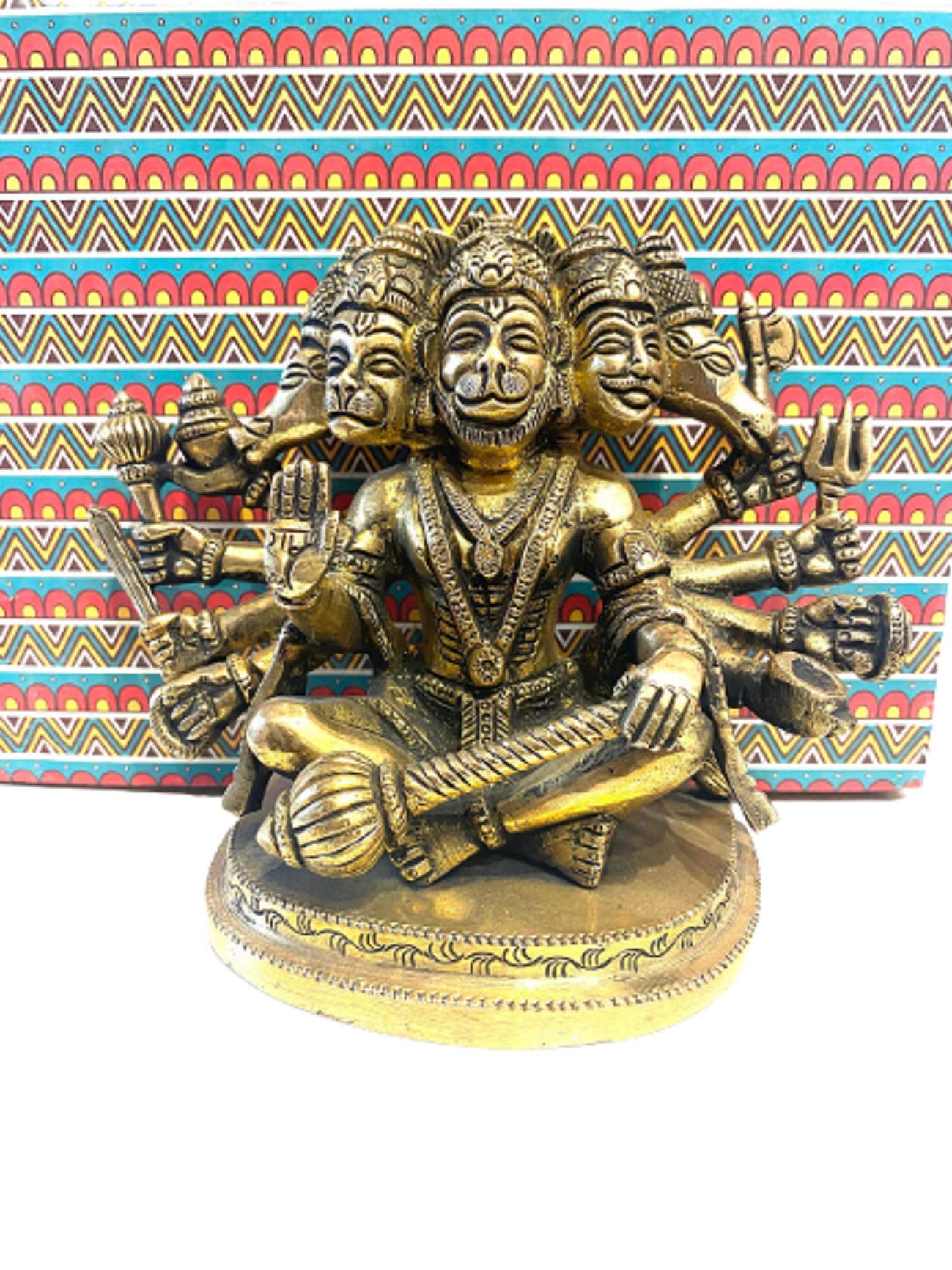 Buy Hanuman Statue,5.75Inches,Brass Hanuman Monkey God, Hanuman ...