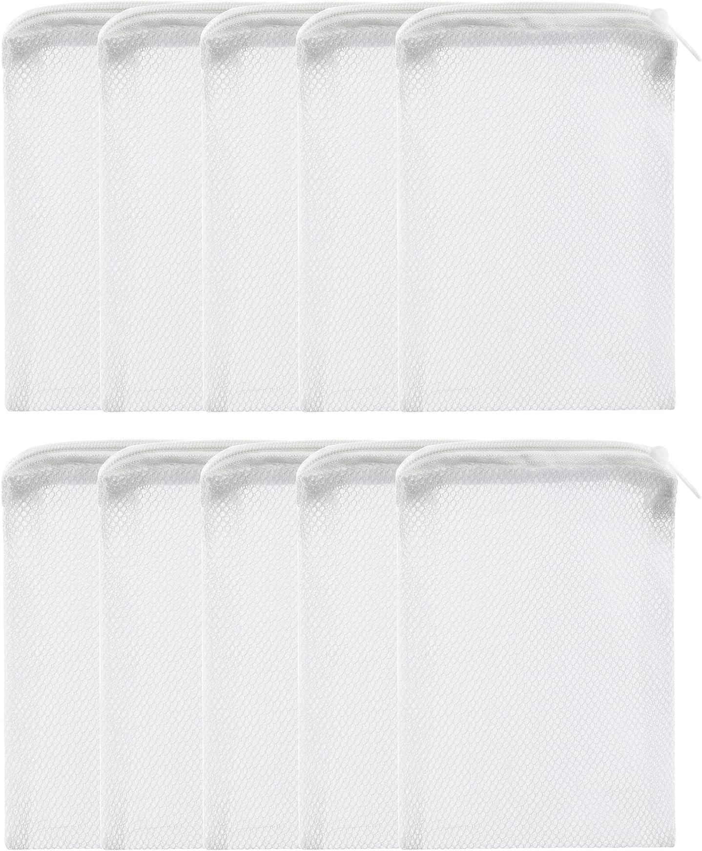 ALEGI 10 pcs Aquarium Filter Media Bags with Zipper, Mesh Reusable Bags ...