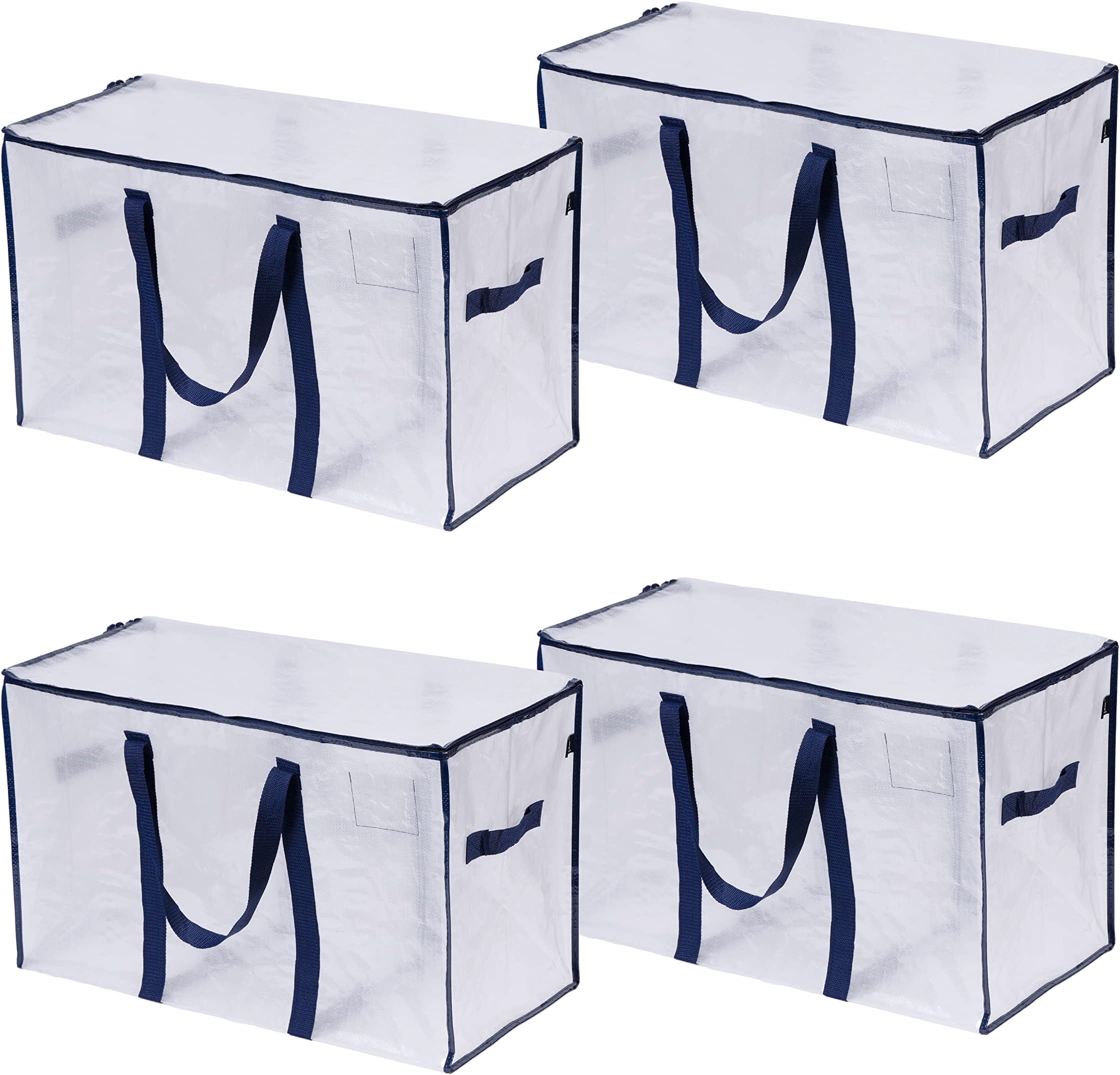 Pack of 3 - Extra Large Clear Storage Bag for Clothing Storage, Under ...