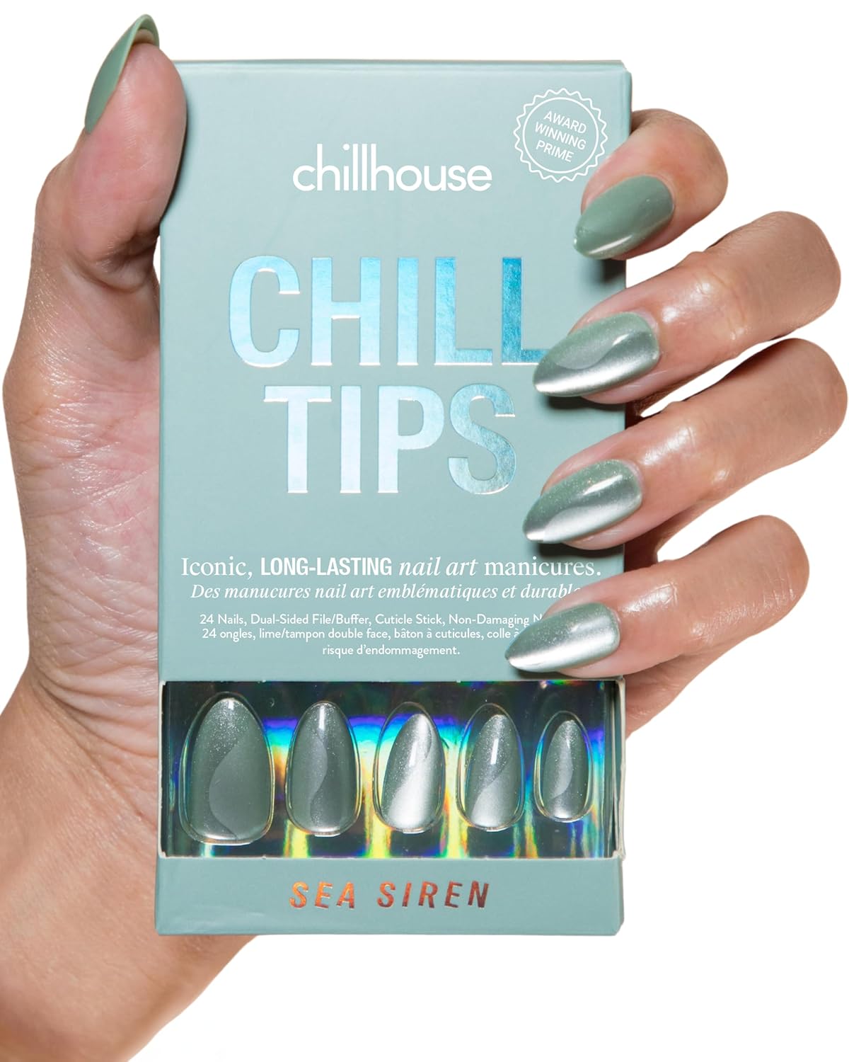 Amazon.com: Chillhouse Chill Tips Signatures Press On Nails Kit, Sea ...