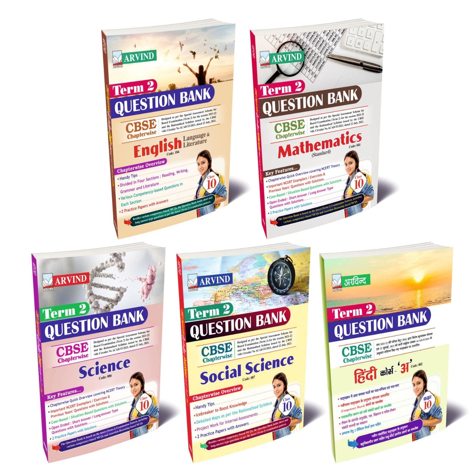 Buy CBSE Class 10 Chapterwise Question Bank Book - Maths, Science ...