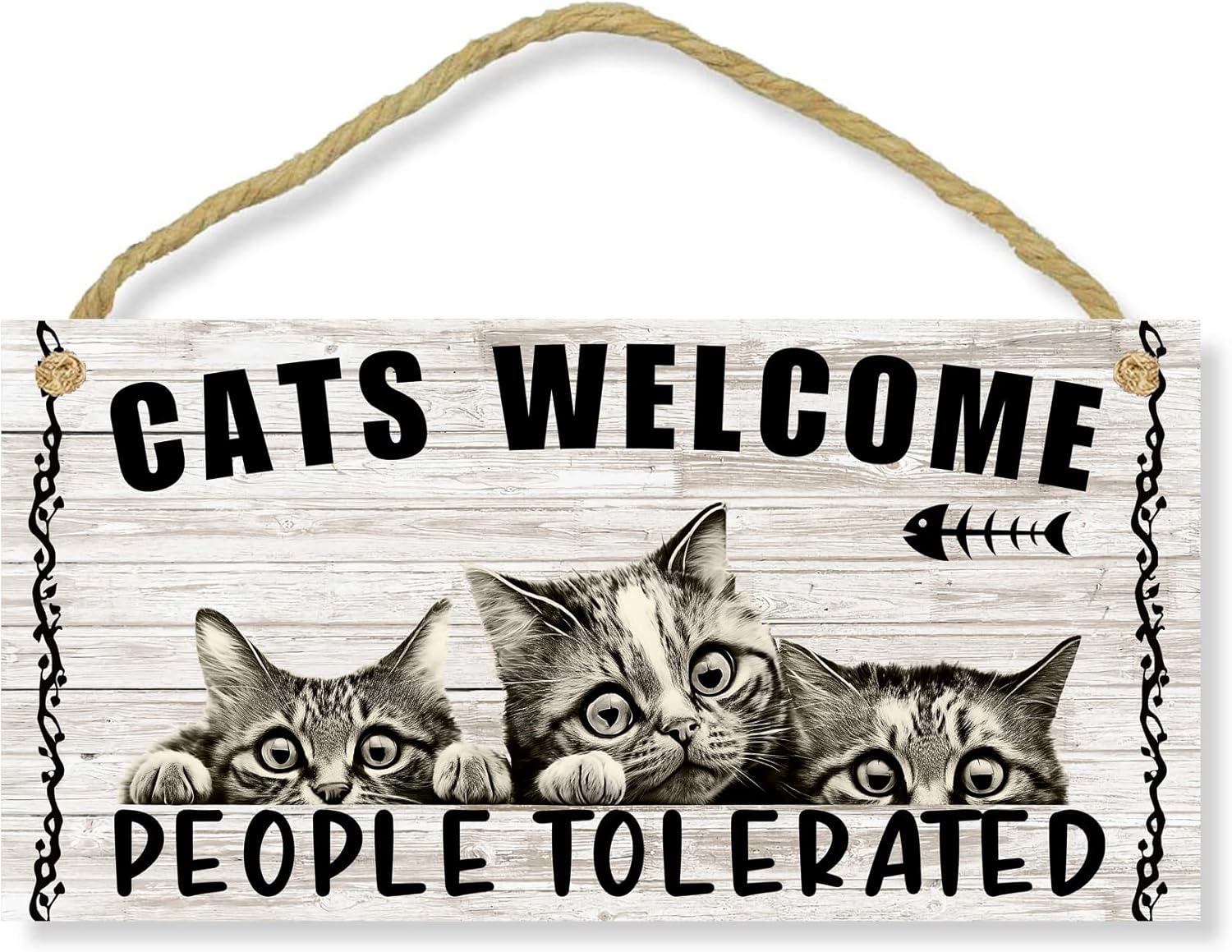 Amazon.com: Funny Home Decor Gifts For Women Cat Lovers Posters Cats ...