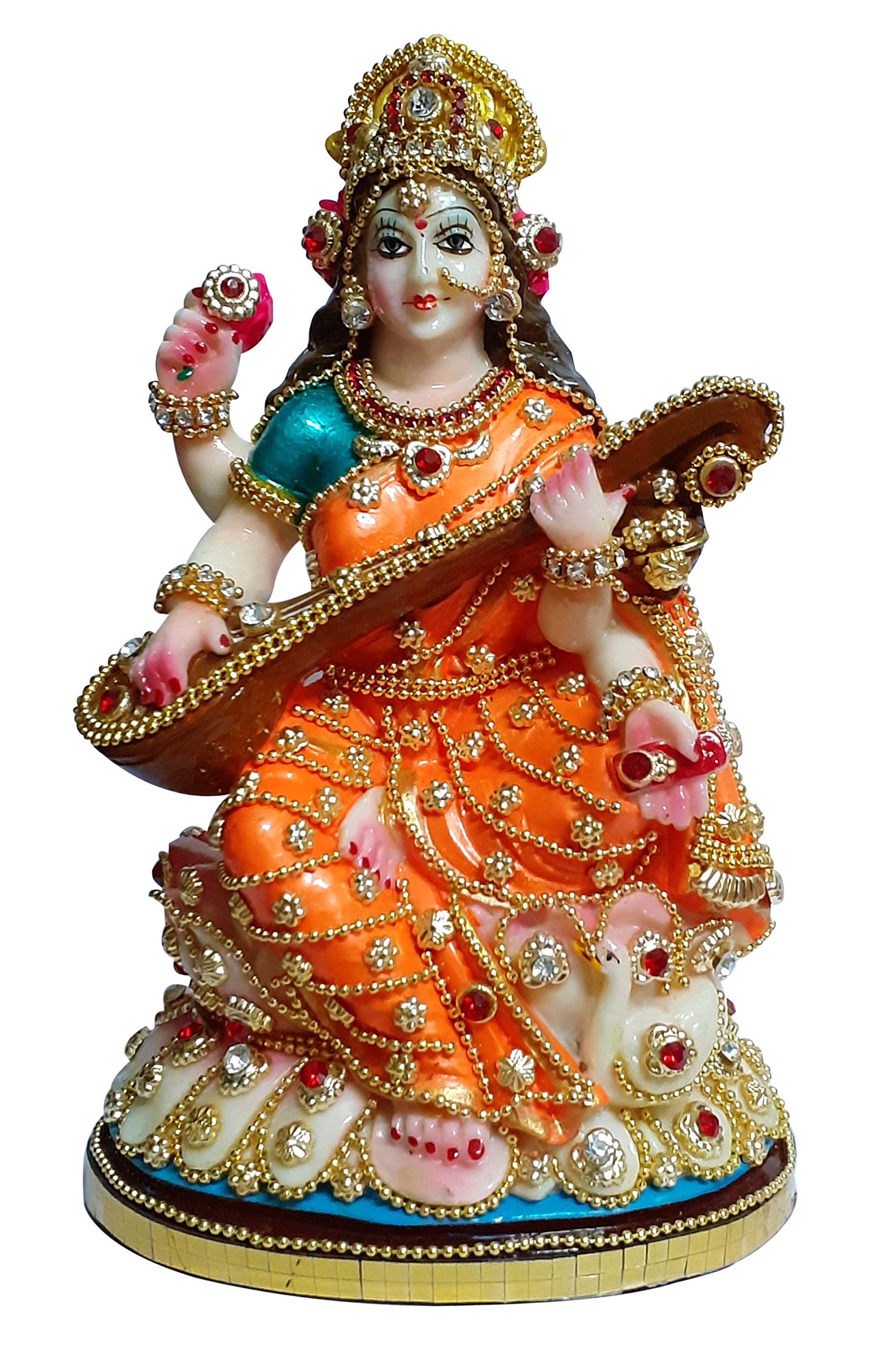 Esvar Stonecraft Saraswati Ji Murti Goddess Saraswati Idol Maa Sharda ...