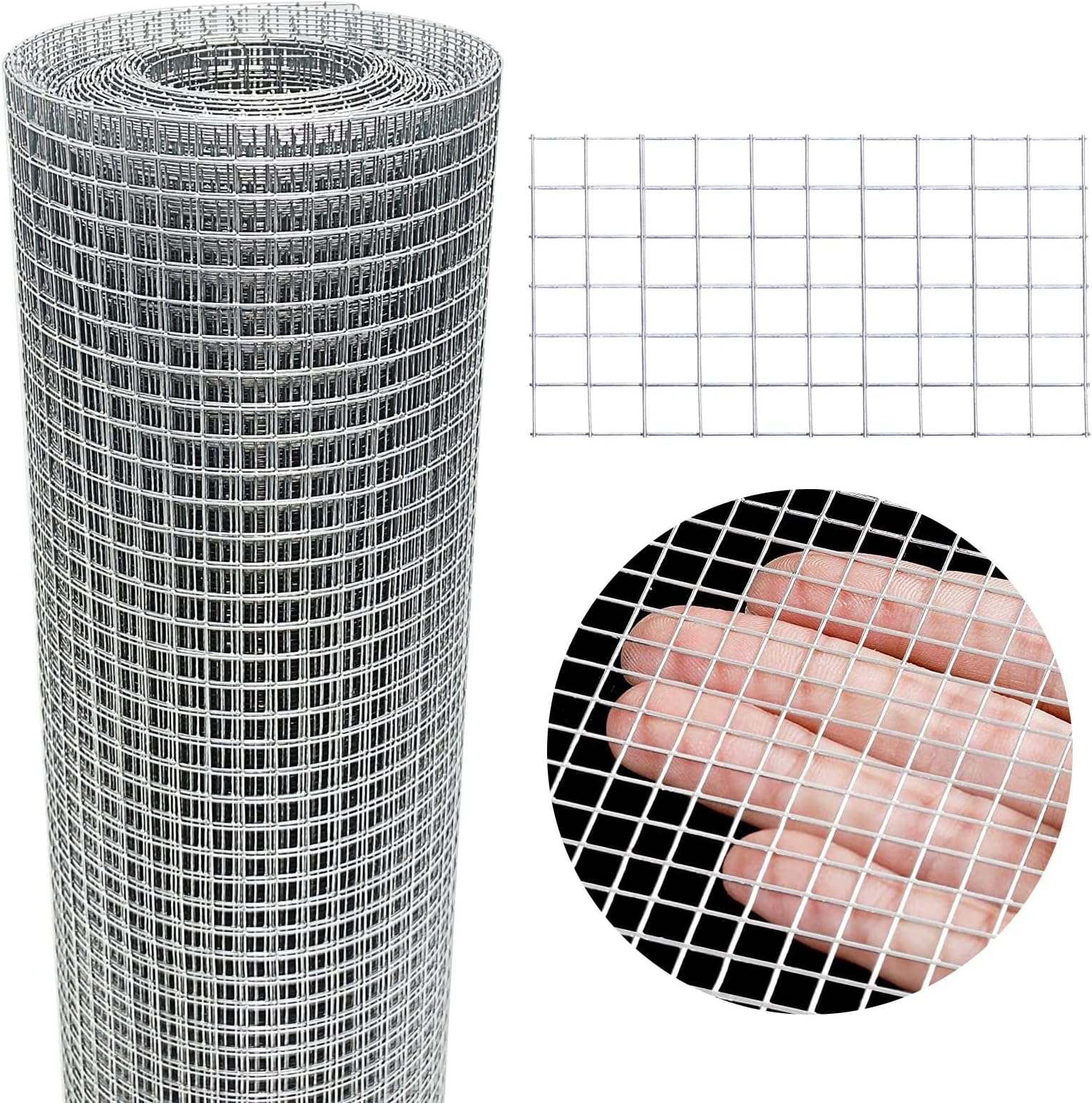 PVC Coated Hardware Cloth - ¼" Wire Mesh - Black - 23 Gauge Galvanized ...