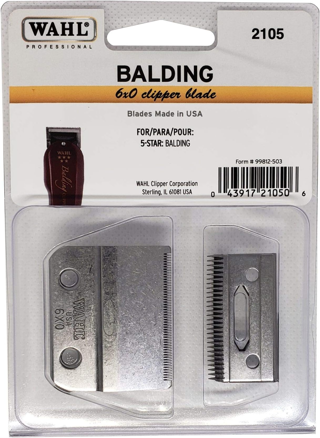 Amazon.com: Wahl Professional 5-Star Balding Clipper with V5000 ...