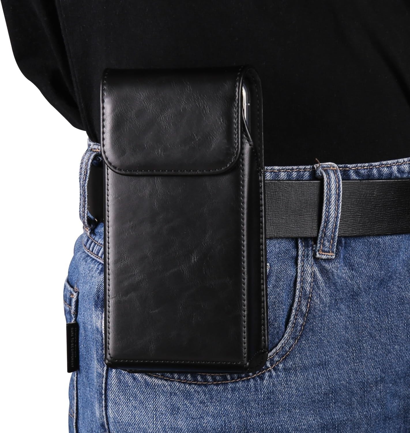 Amazon.com: Protective Case Leather Universel Cell Phone Pouch with ...