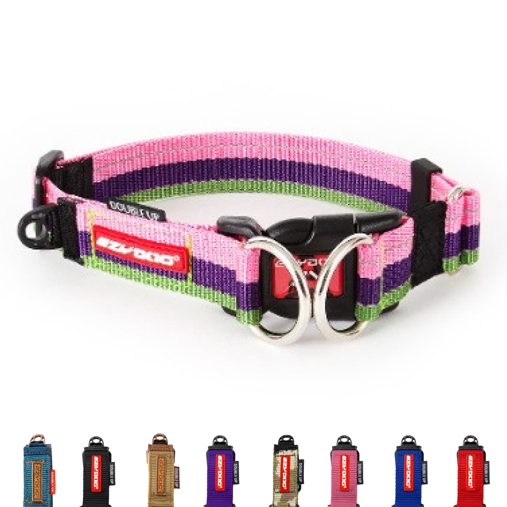 EZYDOG Double Up Dog Collar | Dog Collar Small, Medium, Large Dogs ...
