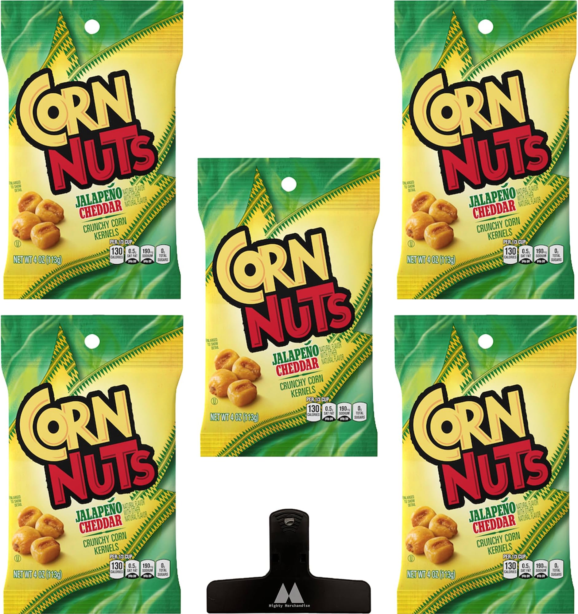 Amazon.com: Corn Nuts Jalapeno Cheddar Flavored Crunchy Corn Kernels ...