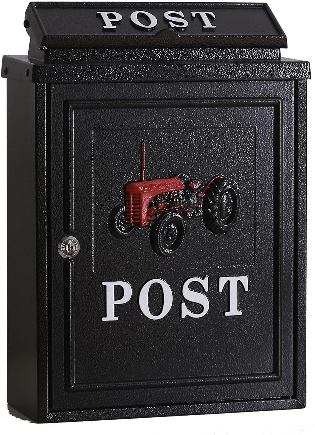 Locking Retro Mailboxes with 2 Keys, Wall Mounted Mail Box for Doorway ...