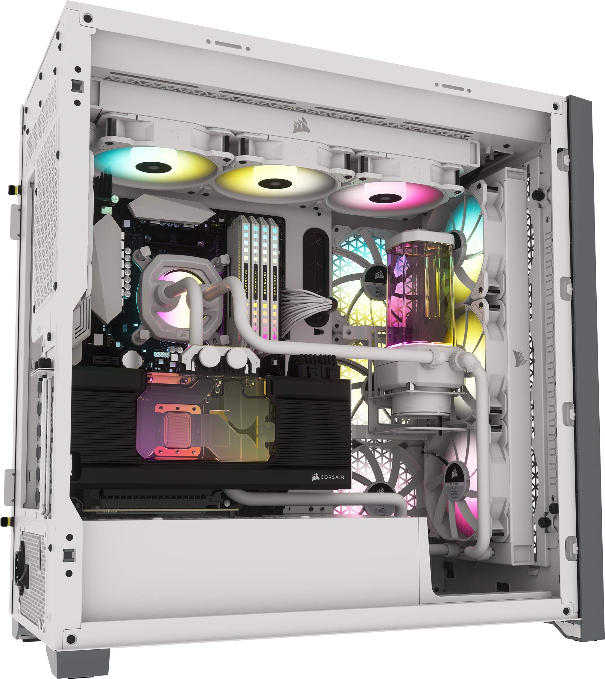 Buy Corsair 5000D AIRFLOW Tempered Glass Mid-Tower ATX PC Case, White ...