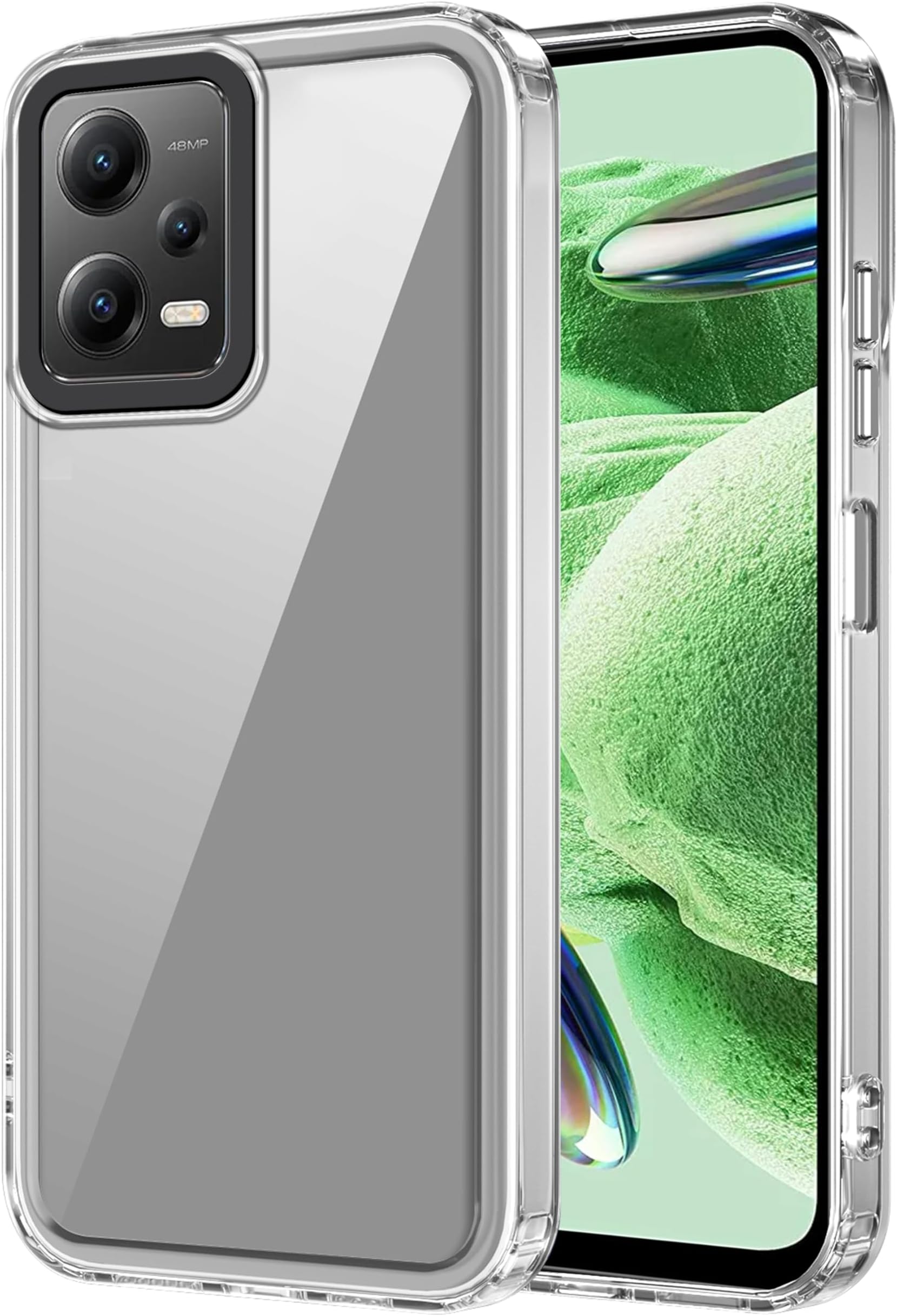 amazon basics Back Case Cover for Mi Redmi Note 12 Pro 5G (TPU + PC ...