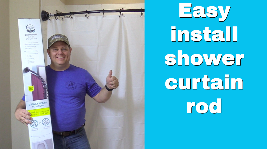 Watch Easy install, curved shower curtain rod on Amazon Live