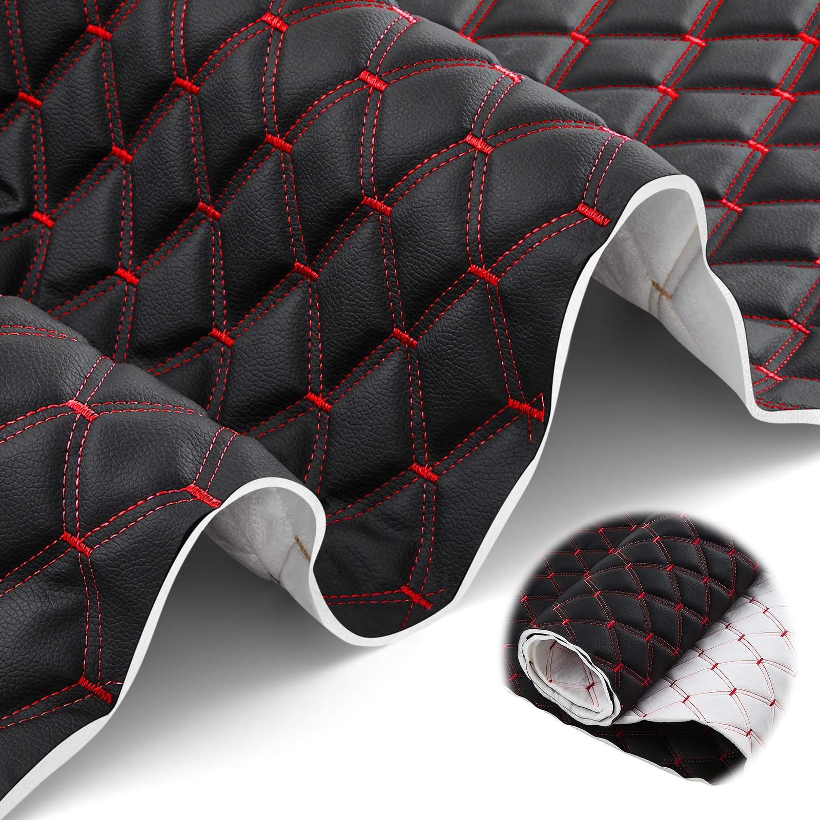 Snapklik.com : SmoothNovelty 5.4 Yards Diamond Quilted Vinyl Headliner ...