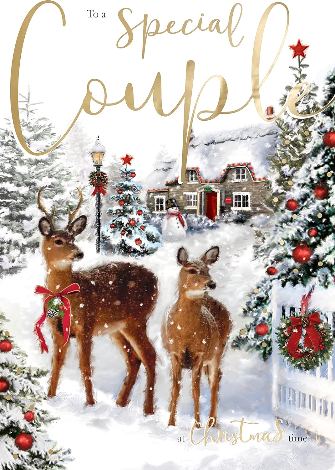 Special Couple Singing Musical Christmas Card Xmas Sound Of Christmas ...