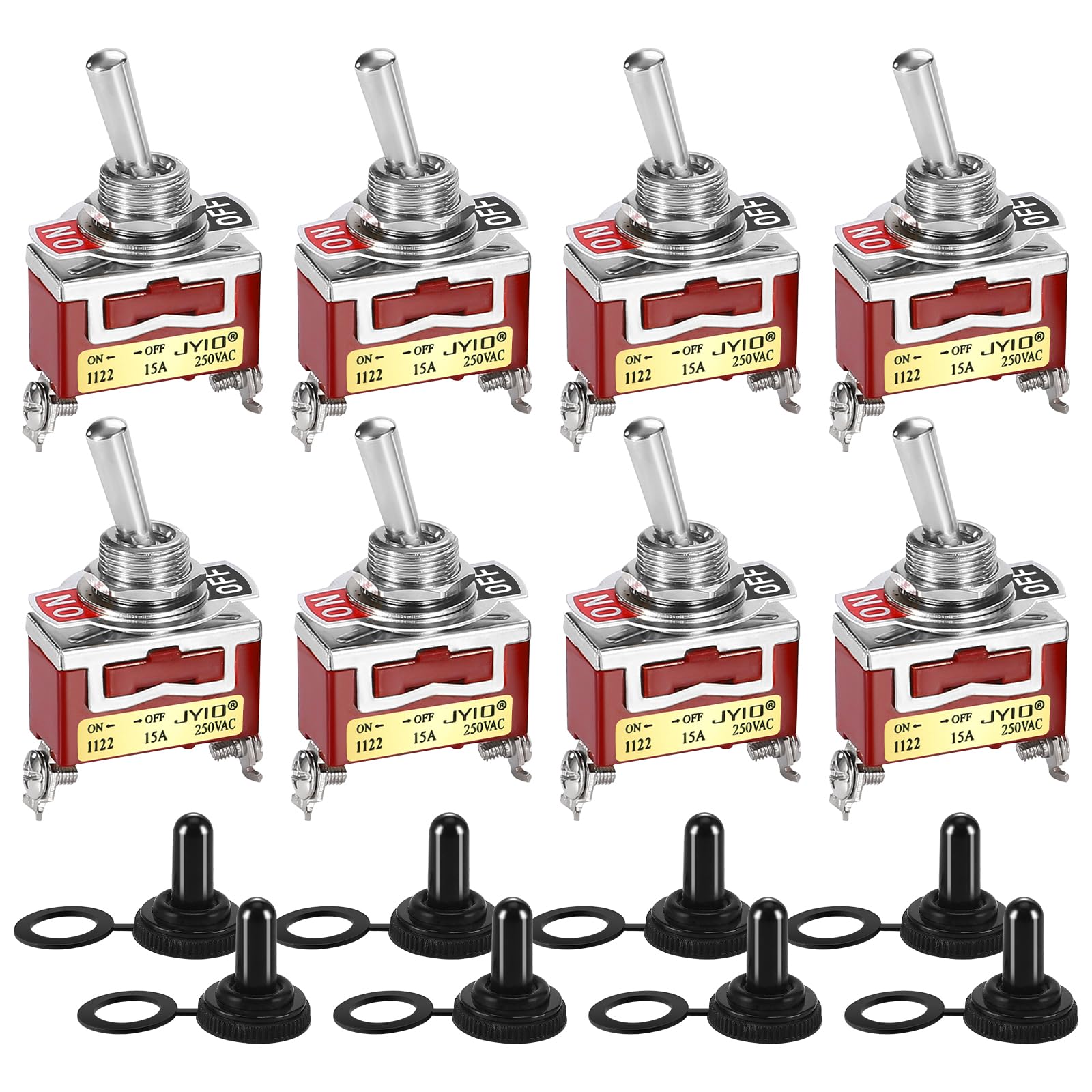 Amazon.com: 8PCS Momentary Toggle Switch, Waterproof Toggle Switch 12V ...
