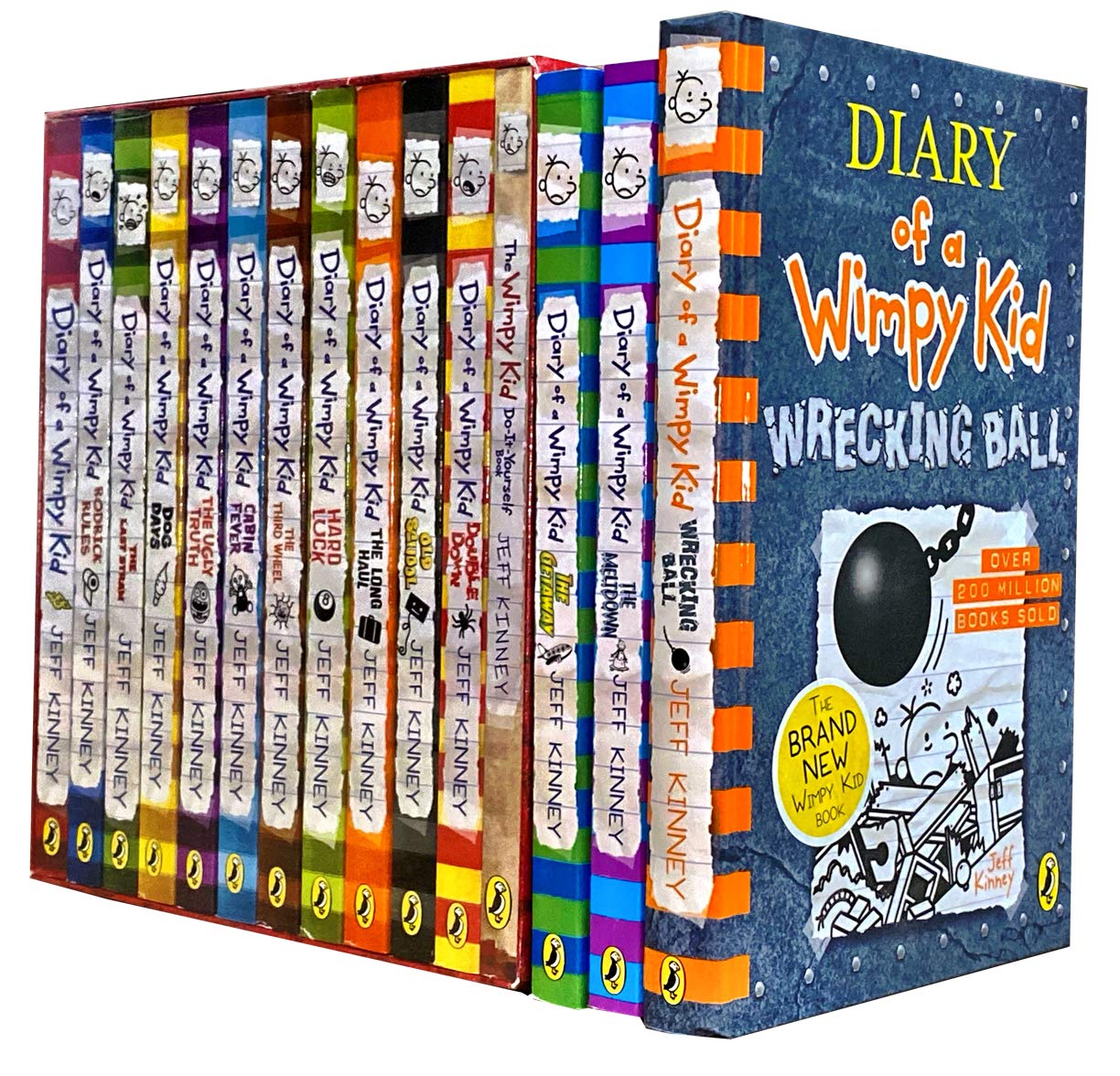 Diary Of A Wimpy Kid Collection 15 Books Set by Jeff Kinney : Amazon.co ...