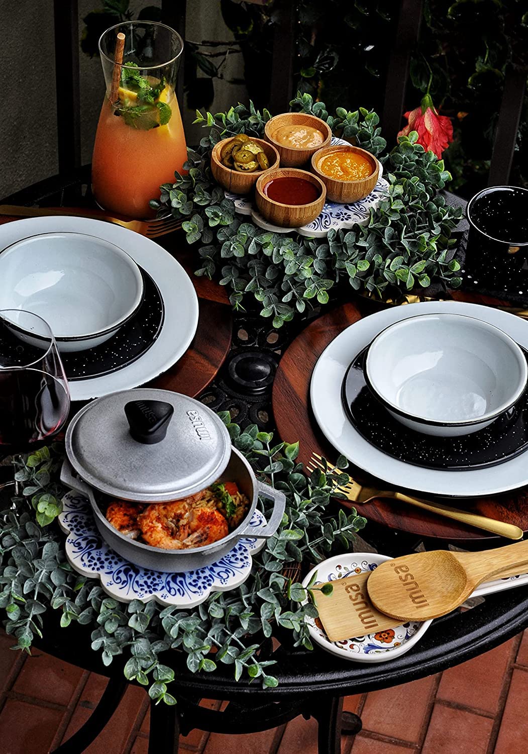 IMUSA USA (12 PACK) 0.7Qt Traditional Colombian Mini Caldero (Dutch ...