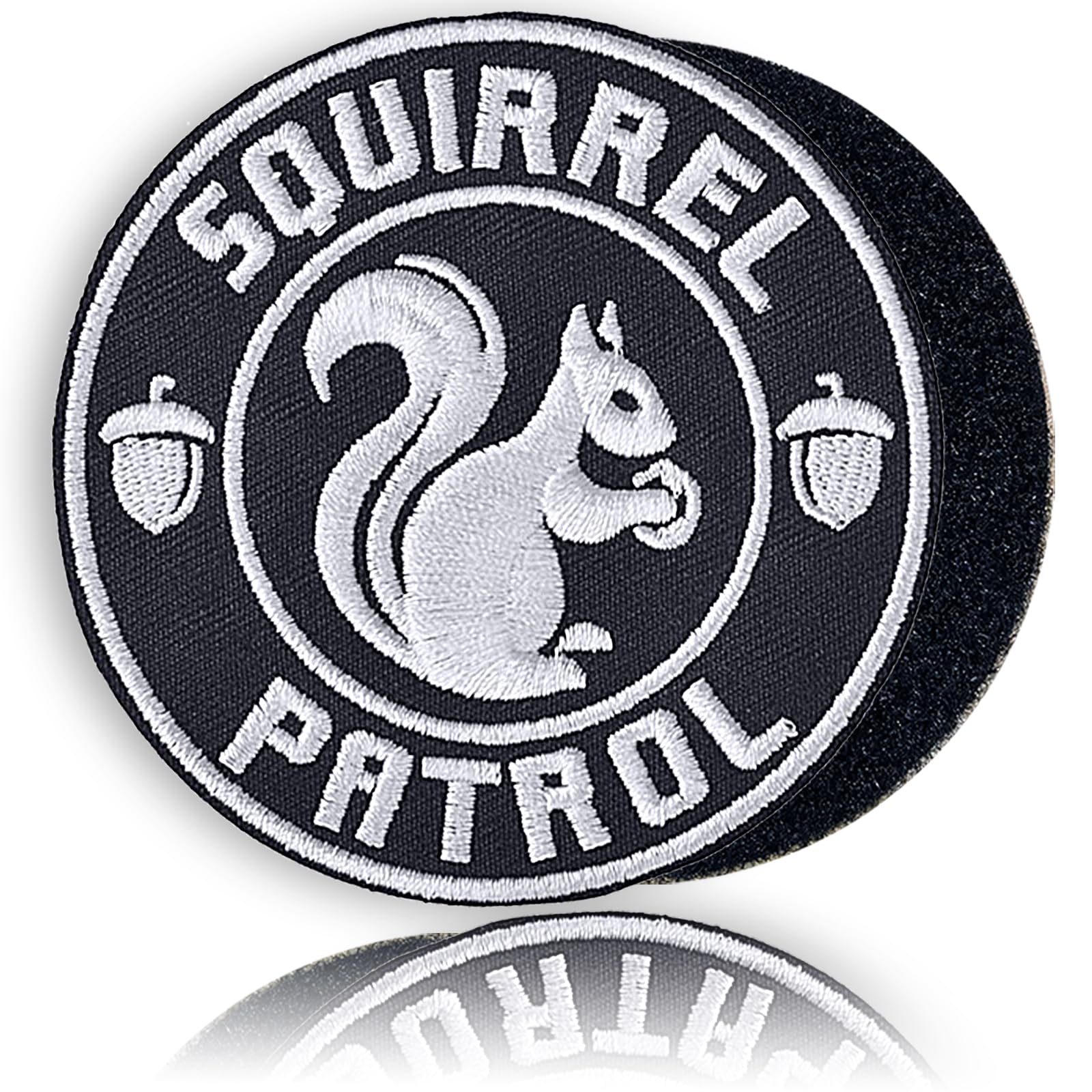 Amazon.com: Squirrel Patrol Patch Funny 3" Embroidered Hook and Loop Patch - Morale Patch for ...