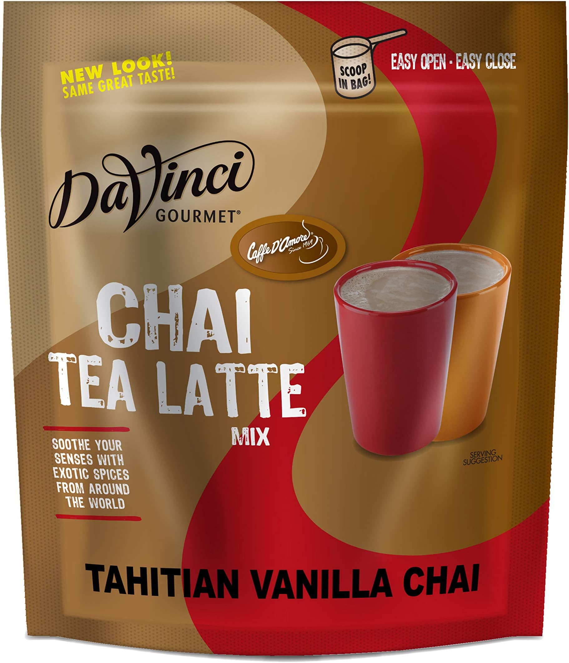 Amazon.com : DaVinci Gourmet Tahitian Vanilla Chai Blended Beverage Mix ...