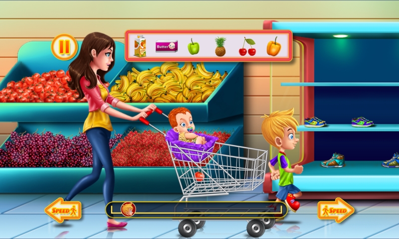Shopping Game Kids Supermarket : help mom with the shopping list and to ...