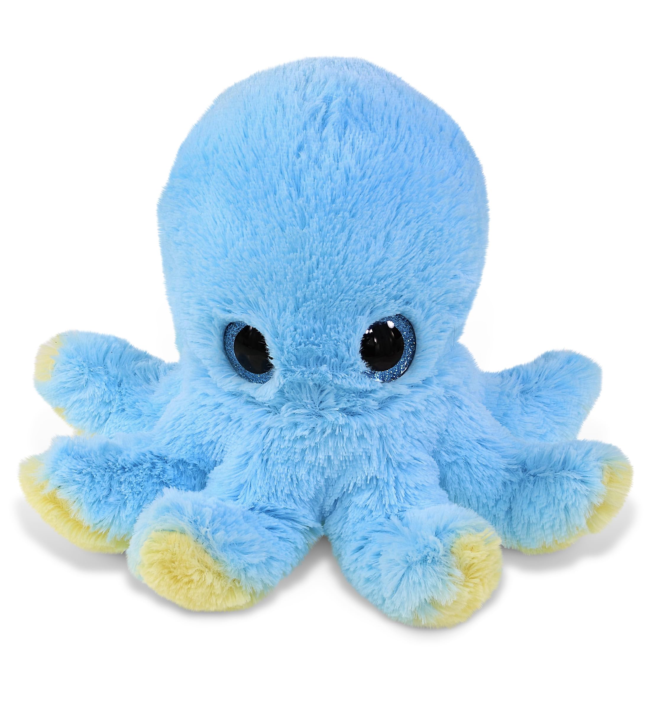 Amazon.com: DolliBu Blue Octopus Big Eye Plush - Super Soft Stuffed ...
