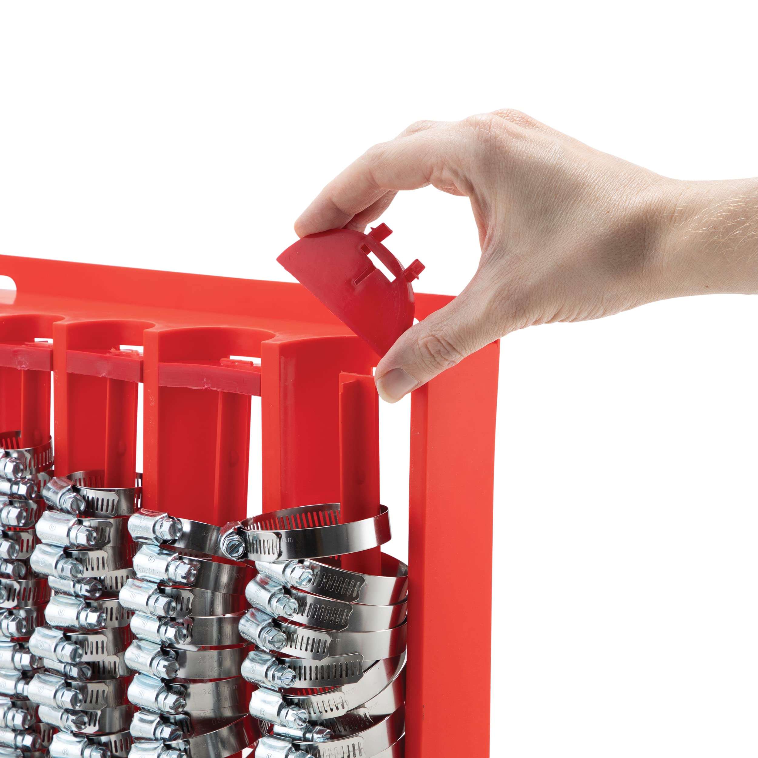 Koehler Enterprises KEDIS220 220 Piece Hose Clamp Set in Mountable Rack ...