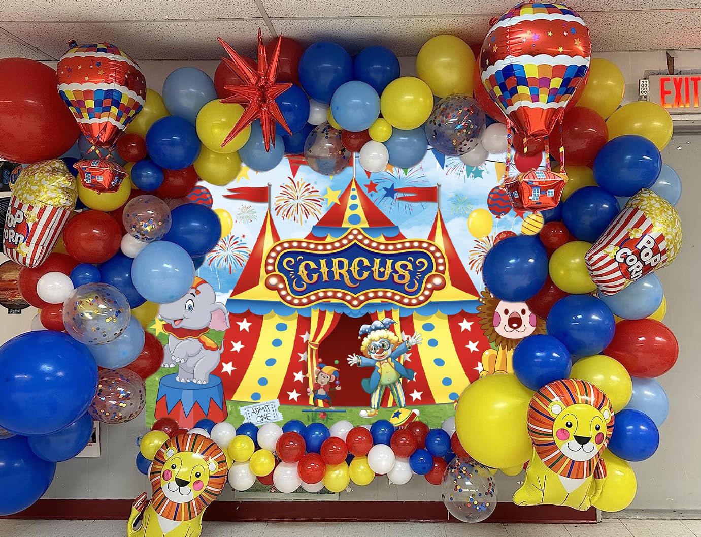 Snapklik.com : Circus Carnival Backdrop Welcome To The Carnival Decorations 8x6FT Circus Theme ...