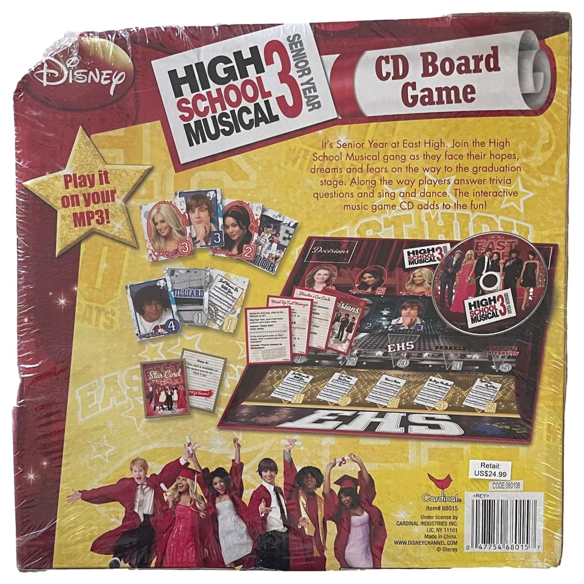 High School Musical 2cd Board Game