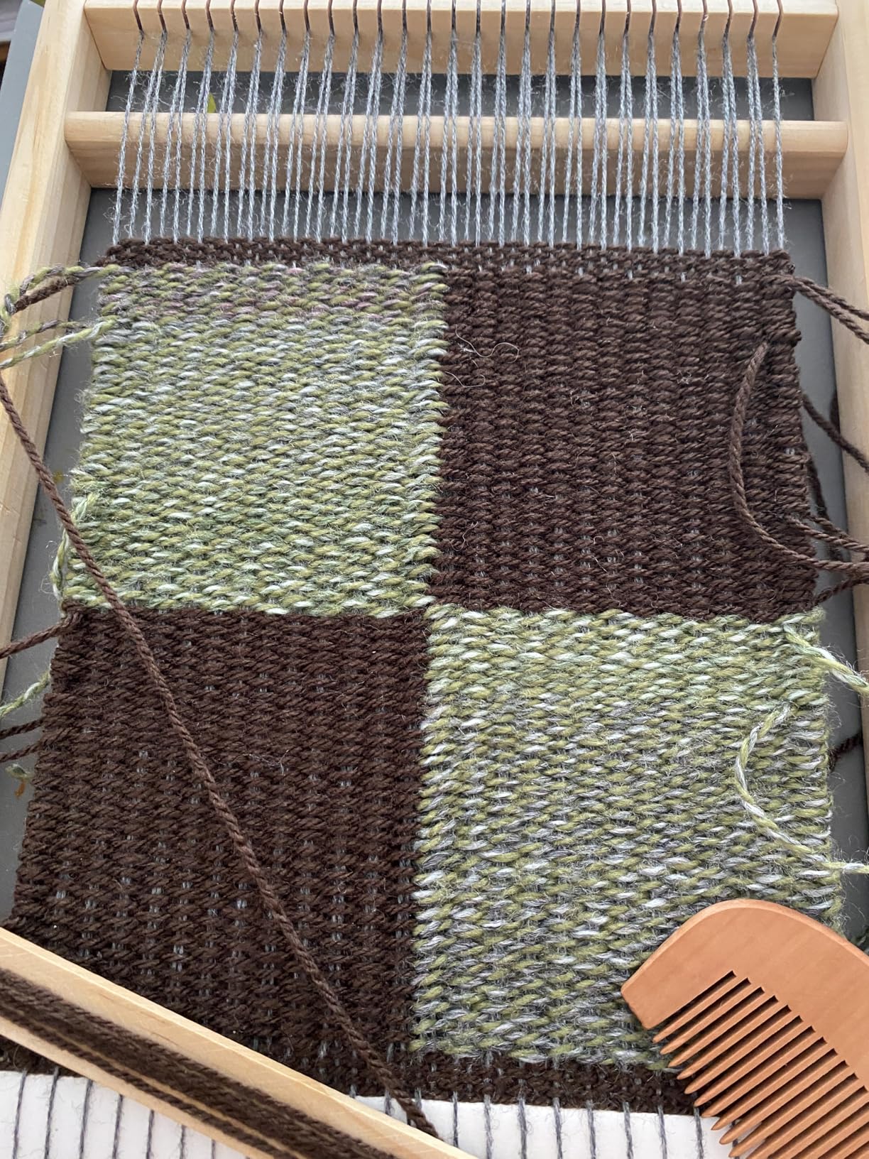 SOONHUA Weaving Loom Kit, Wooden Weaving Machine, DIY Knitter Weaving ...