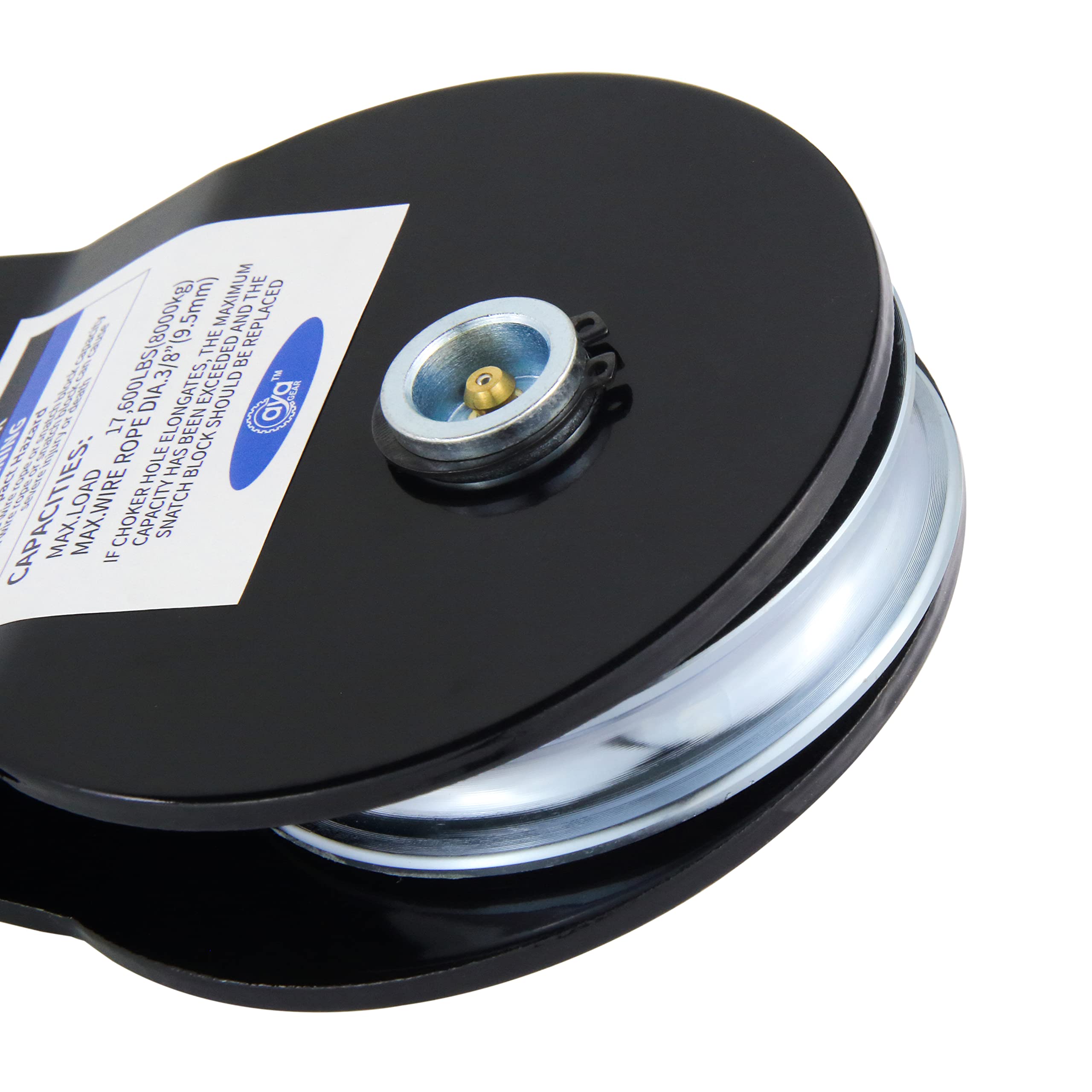 Snapklik.com : AyA Gear 8 Ton Winch Snatch Block Towing Pulley Blocks 17