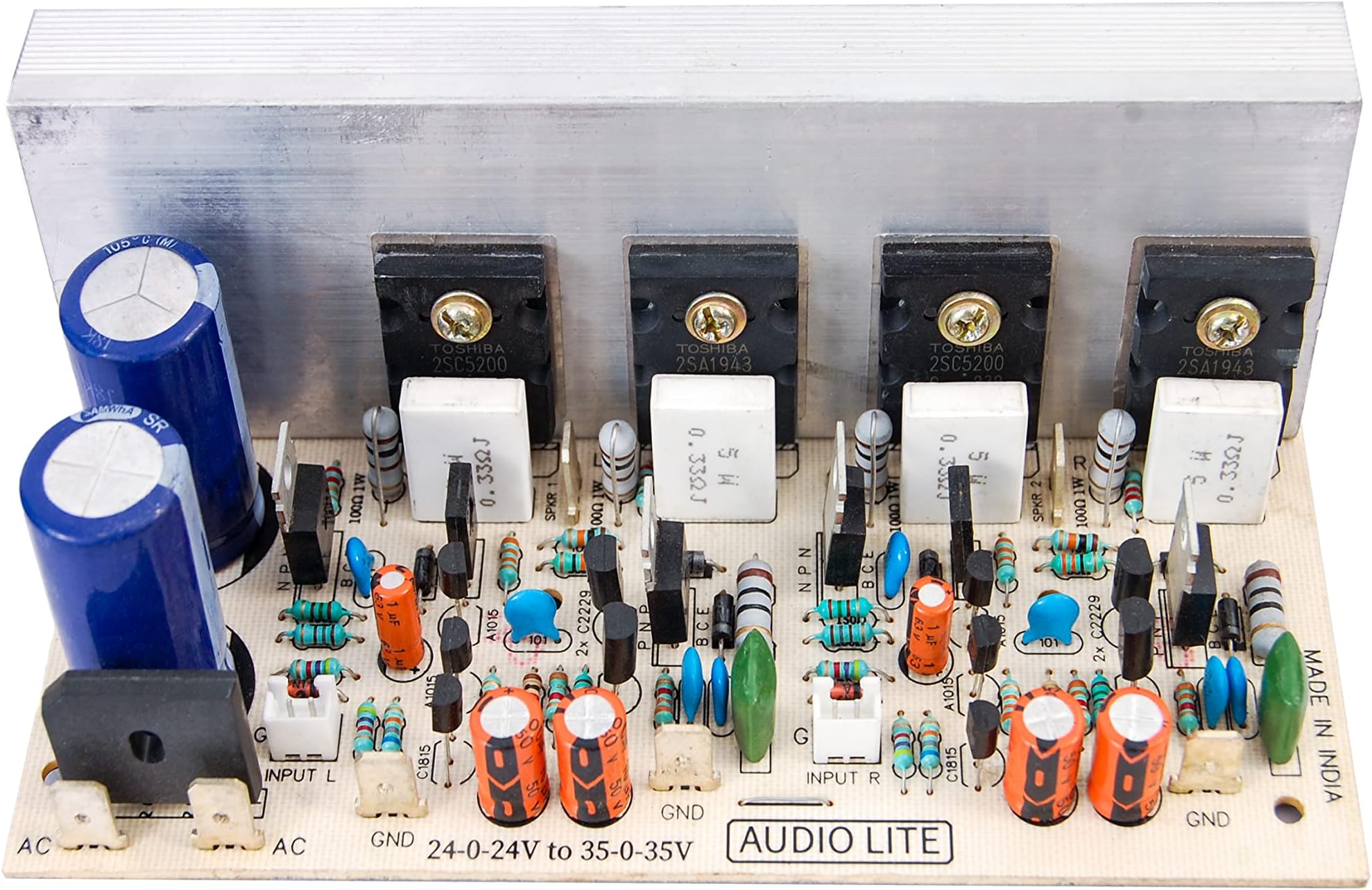 TECH AND TRADE 450 WATTS DIY STK 4141 Based Stereo Audio Amplifier ...