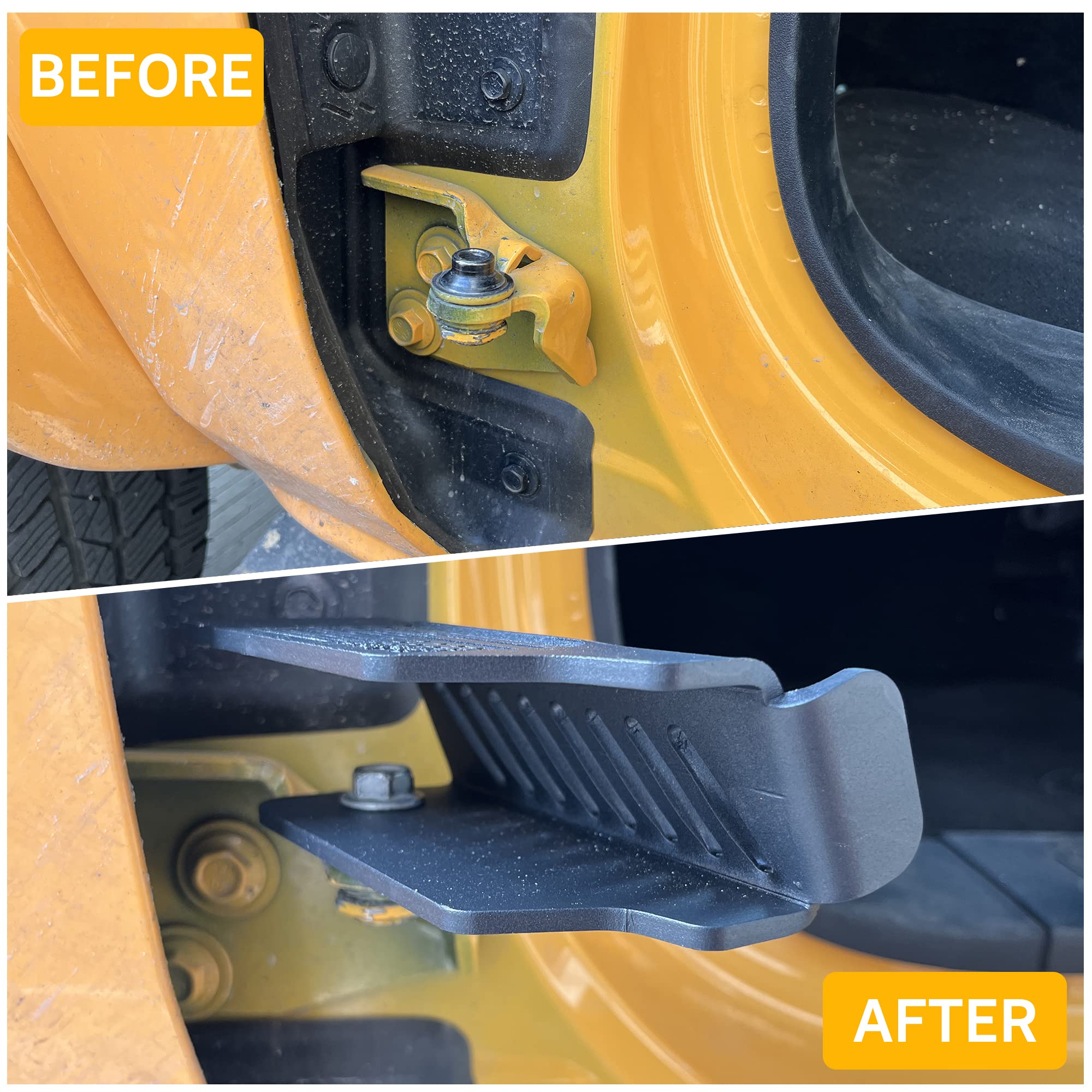Snapklik.com : JHD-TOGO Foot Pegs For Ford Bronco Front Door Hinge Foot ...