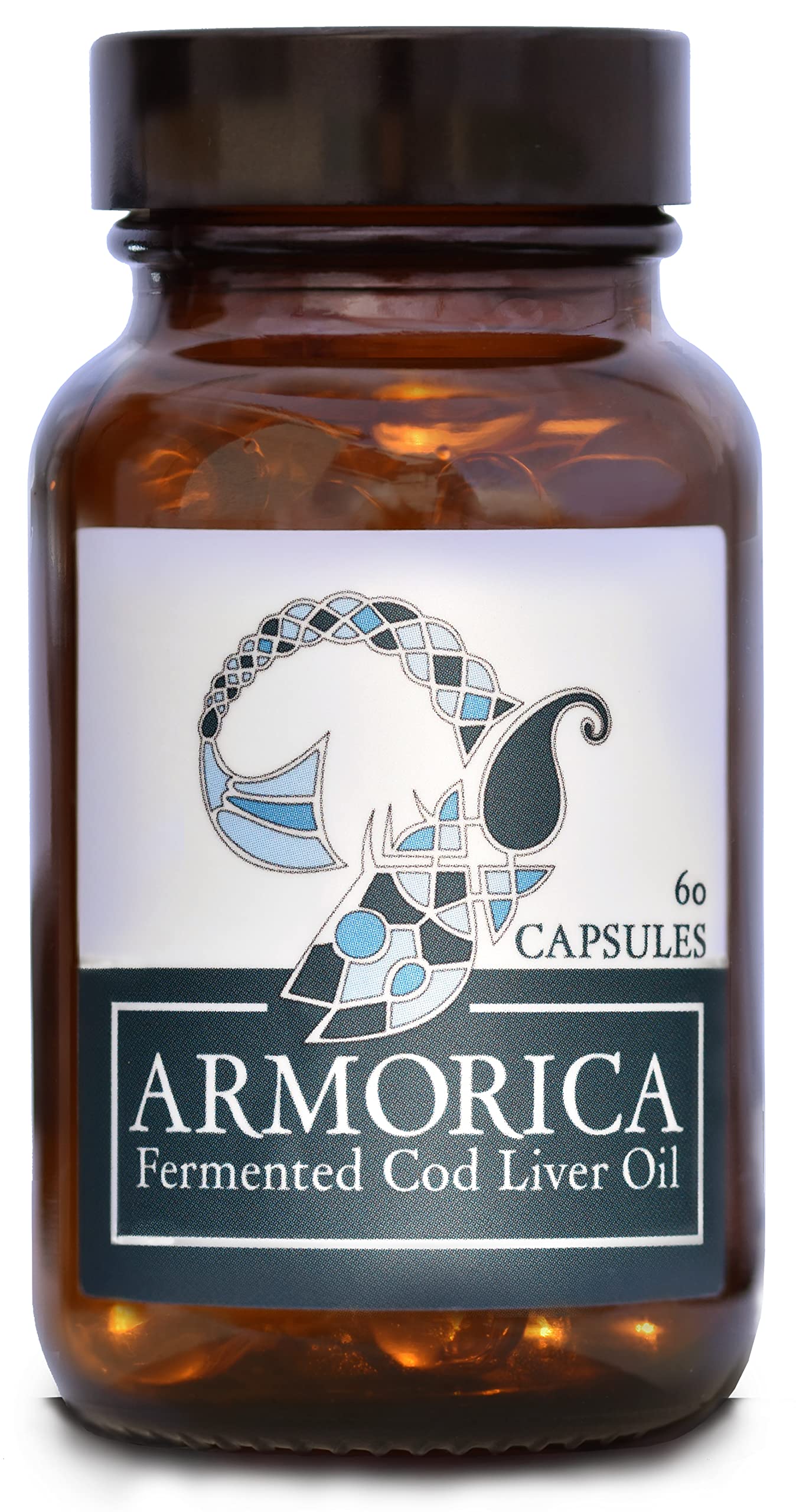 Amazon.com: ARMORICA Fermented Cod Liver Oil - Cold Processed, Lacto ...