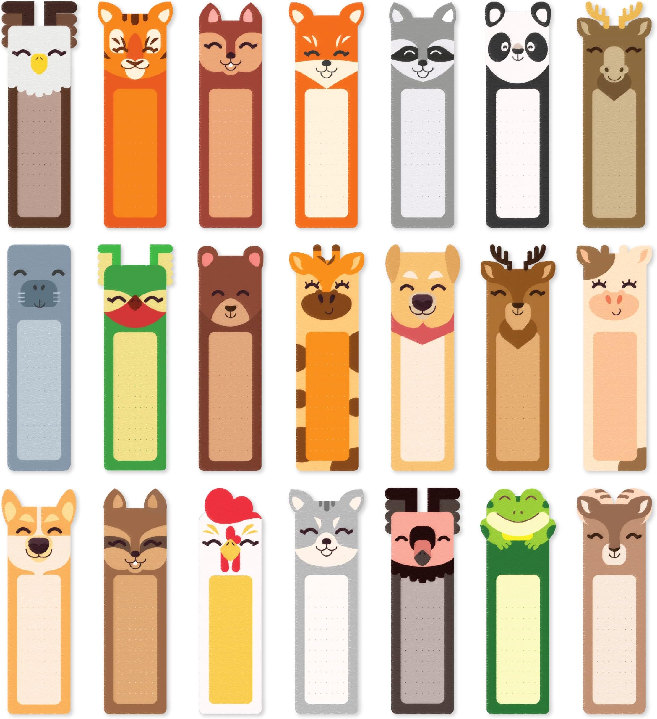 Amazon.com: Cute Animal Funny Bookmarks for Kids Teens Boys Girls,30PCs ...