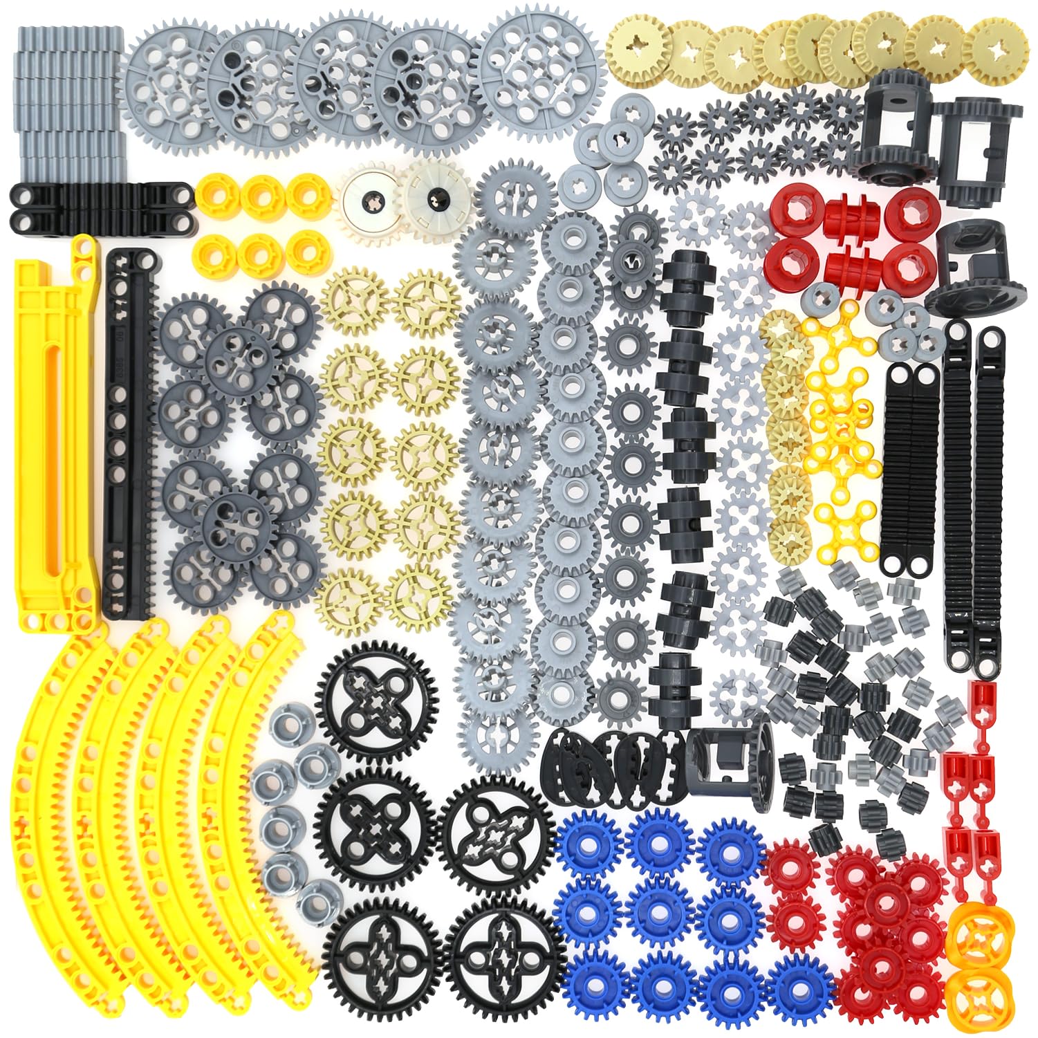 Amazon.com: Domoni Technical Parts Gear Set for Lego Kits, 235 Pieces ...