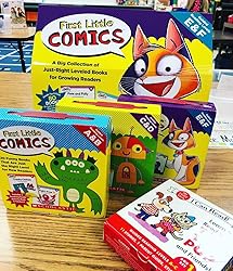 Amazon.com: First Little Comics Parent Pack: Levels A & B: 20 Funny ...