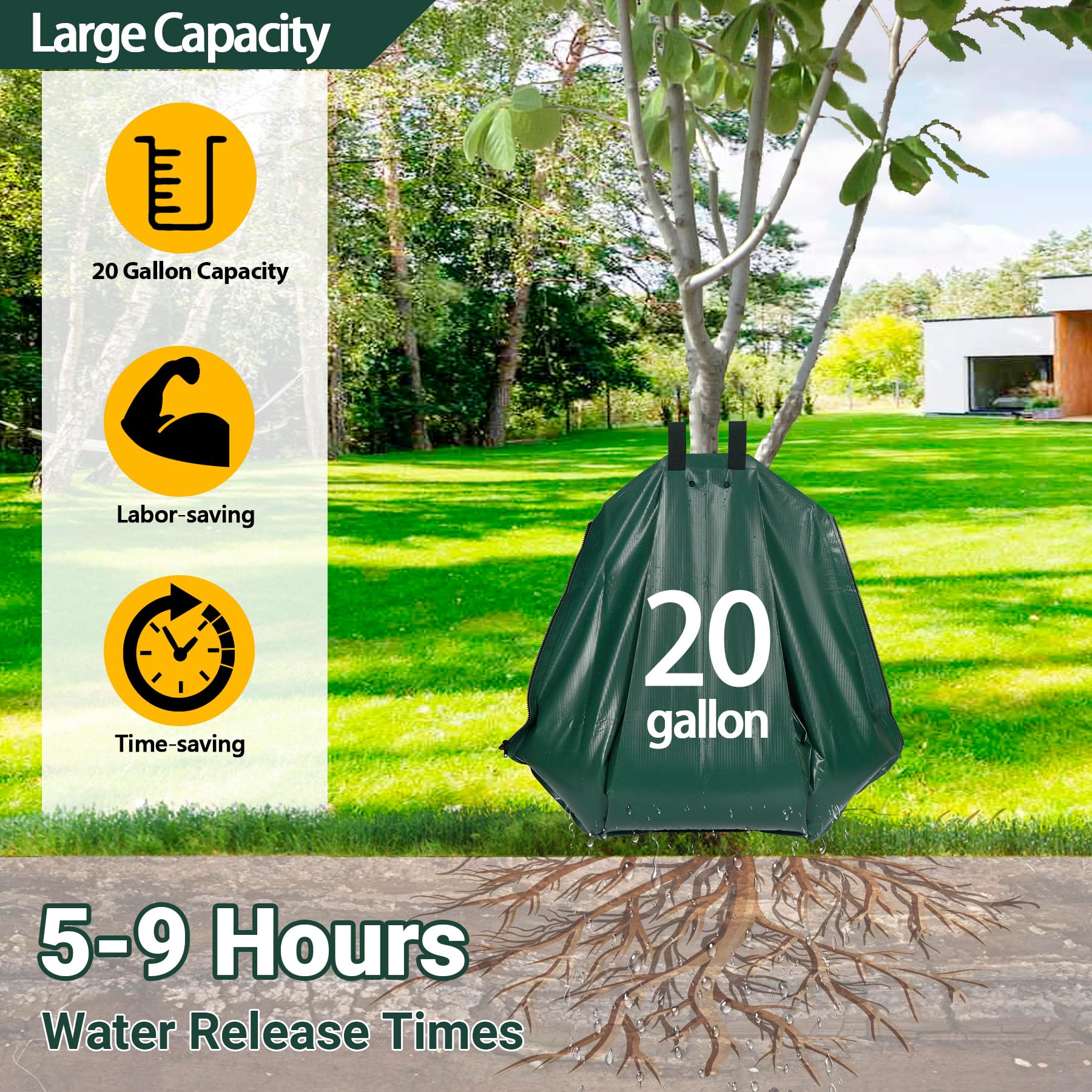 Snapklik.com : Neorexon Tree Watering Bags 20 Gallon, Slow Release Tree ...