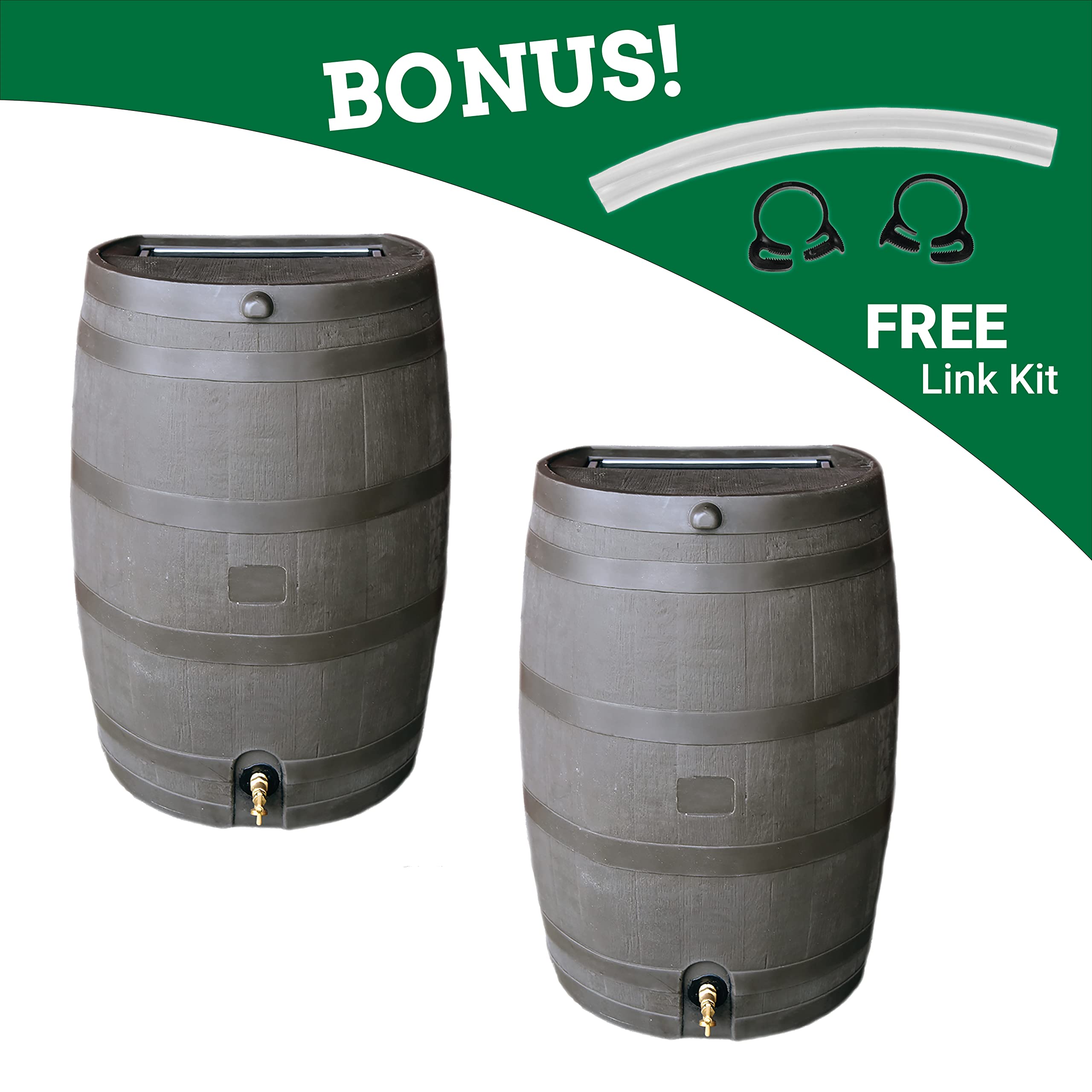 25 Gallon Water Barrels 265 Gallon Rain Harvesting Poly Water Tank