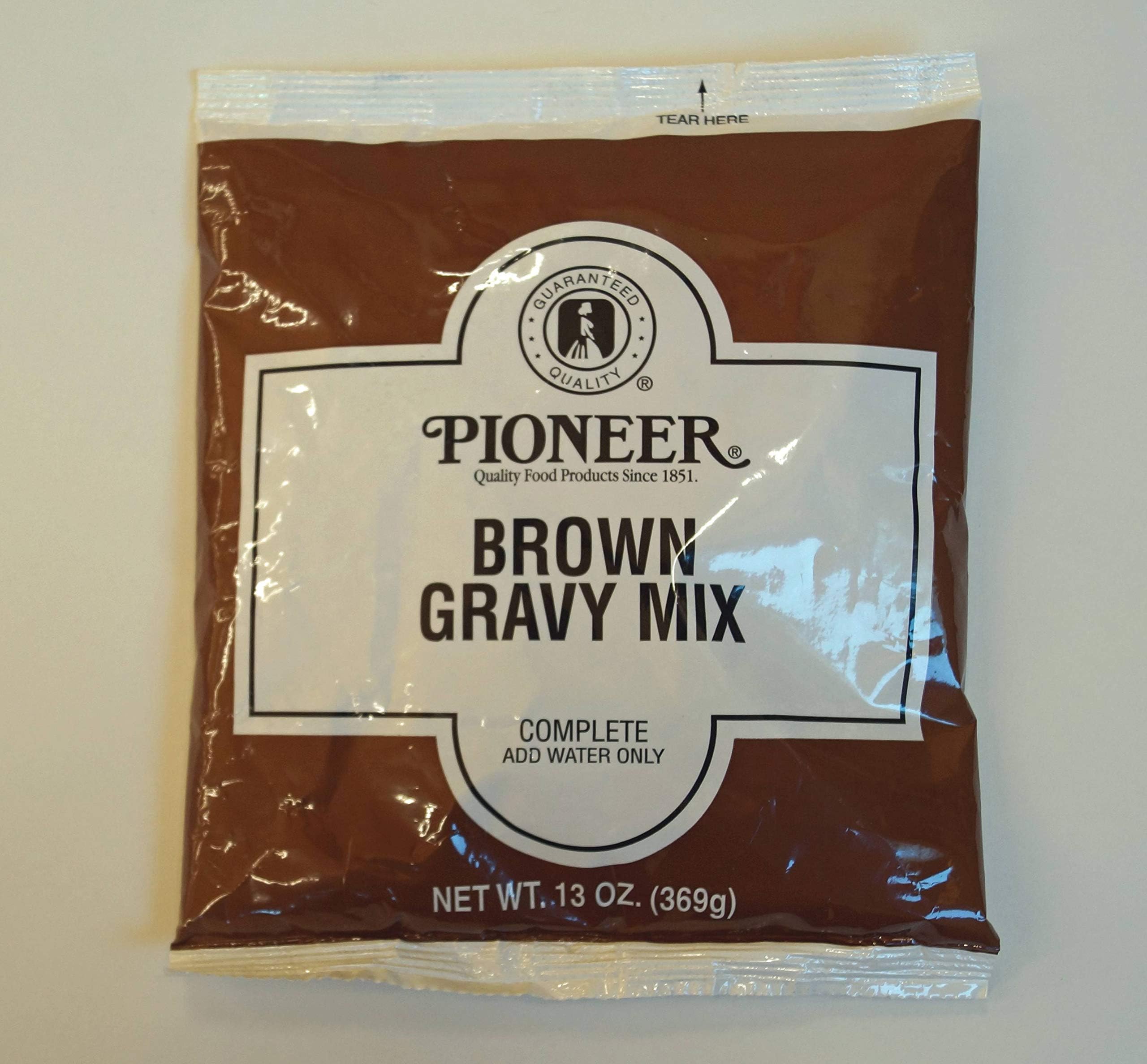 Amazon.com : Pioneer Brown Gravy Mix, 13 Ounce - 6 per case. : Sauces ...