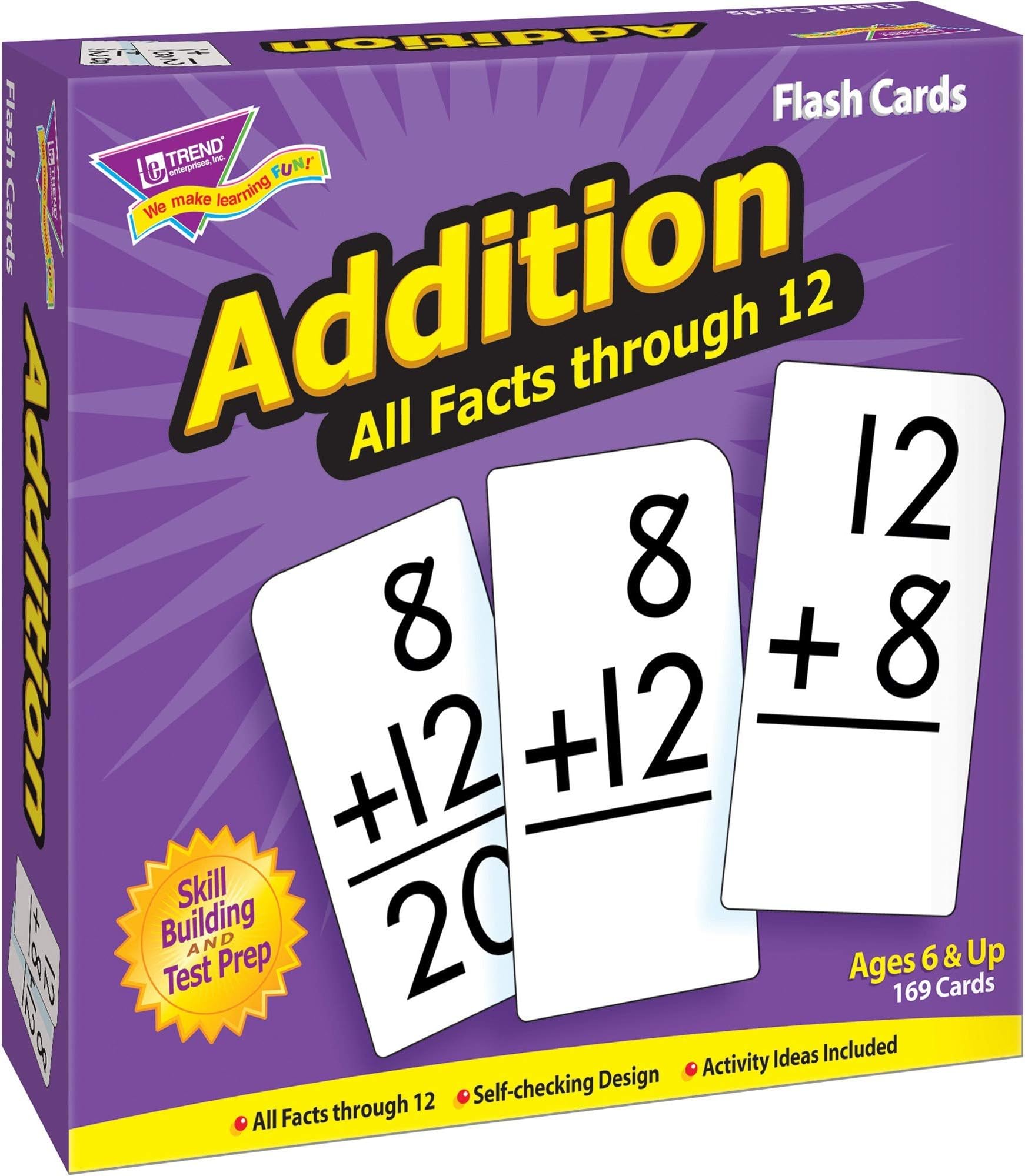 Amazon.com: Trend Enterprises: Addition All Facts Through 12 Skill ...