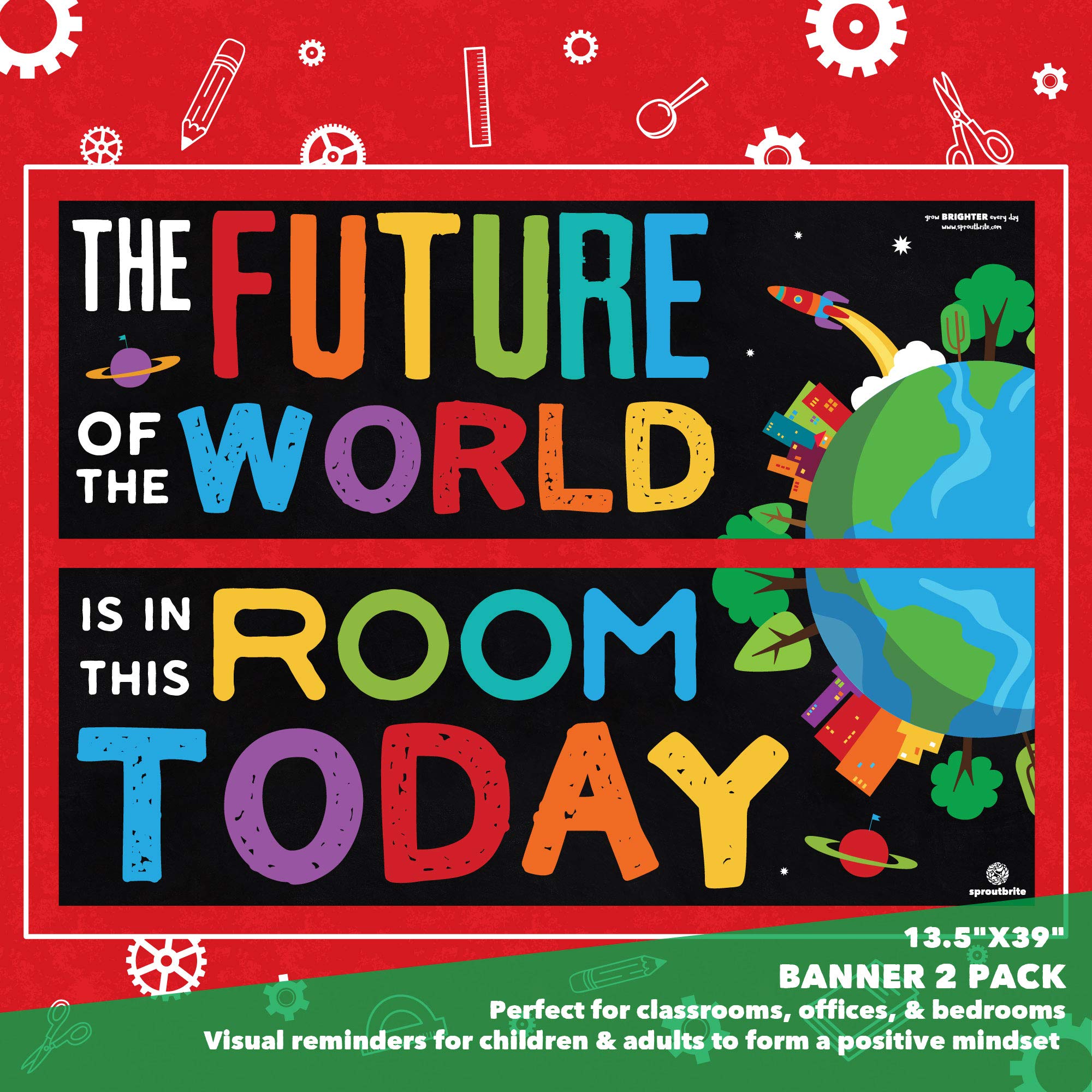 Buy Sproutbrite Classroom Decorations - Banner Posters for Teachers ...