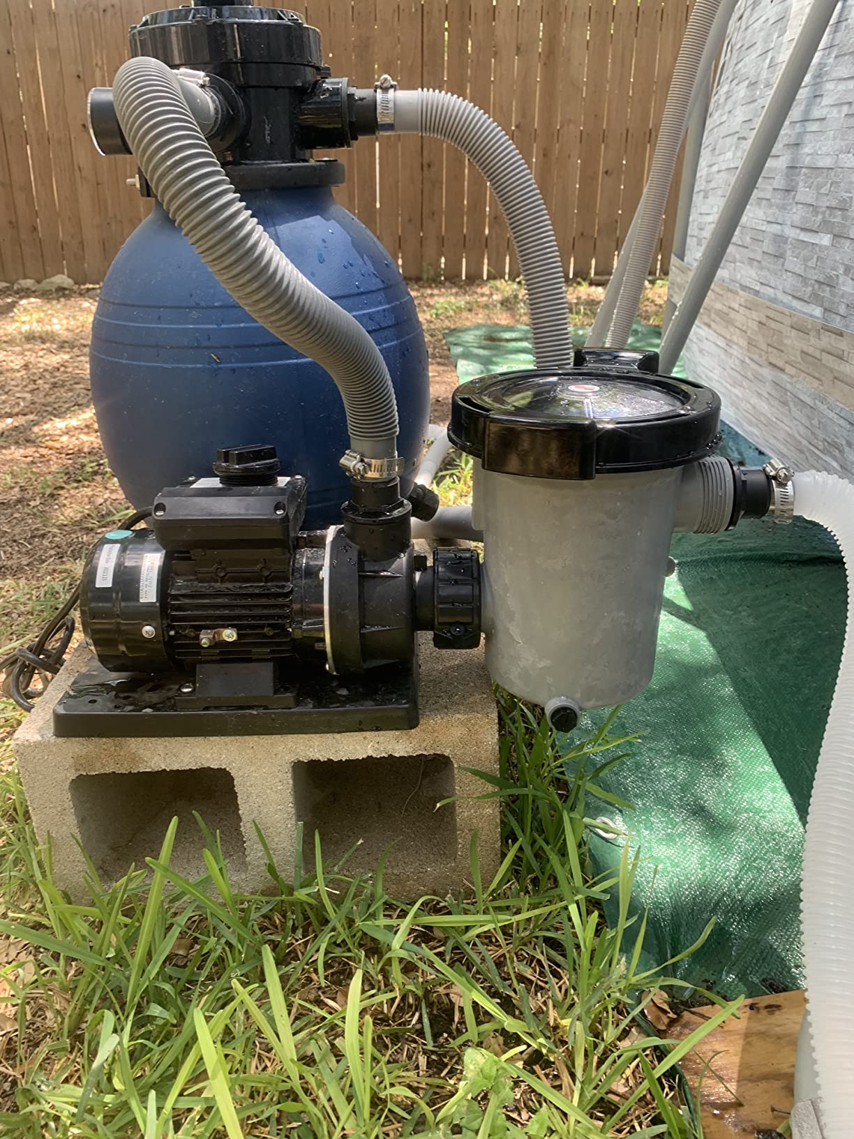 $41/mo - Finance HYDROTOOLS BY SWIMLINE 16 Inch Sand Filter Combo Set ...