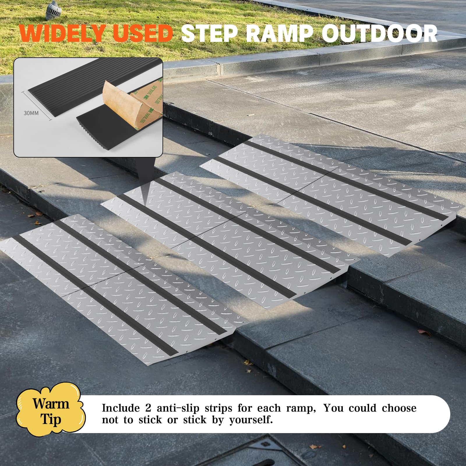 Snapklik.com : Door Threshold Ramp, Doorway Ramp For 2 Inch To 4 Inch ...
