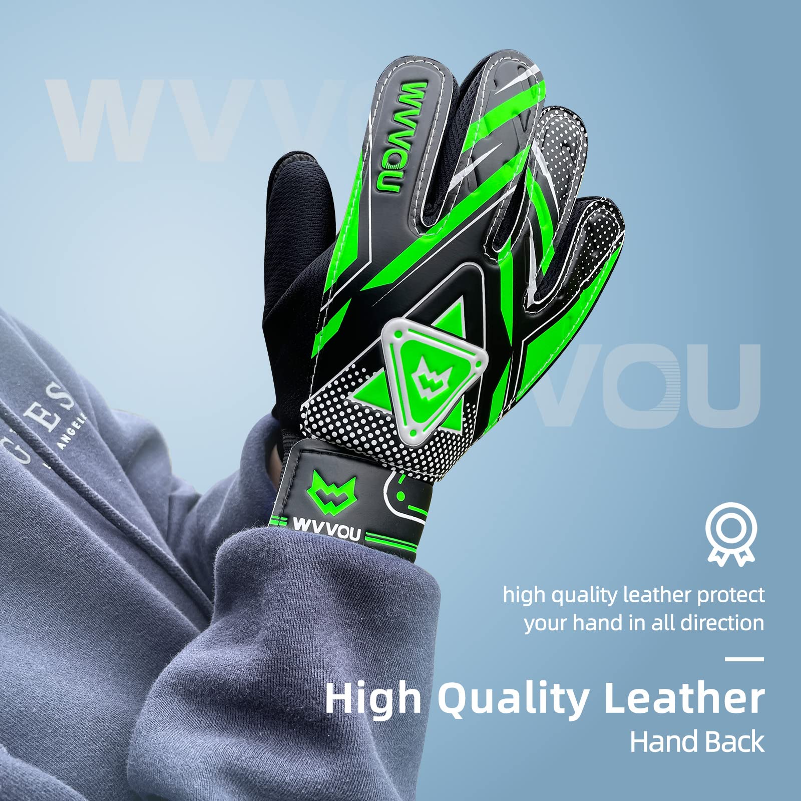 Snapklik.com : WVVOU Goalkeeper Gloves For Kids Youth, Soccer Goalie Gloves