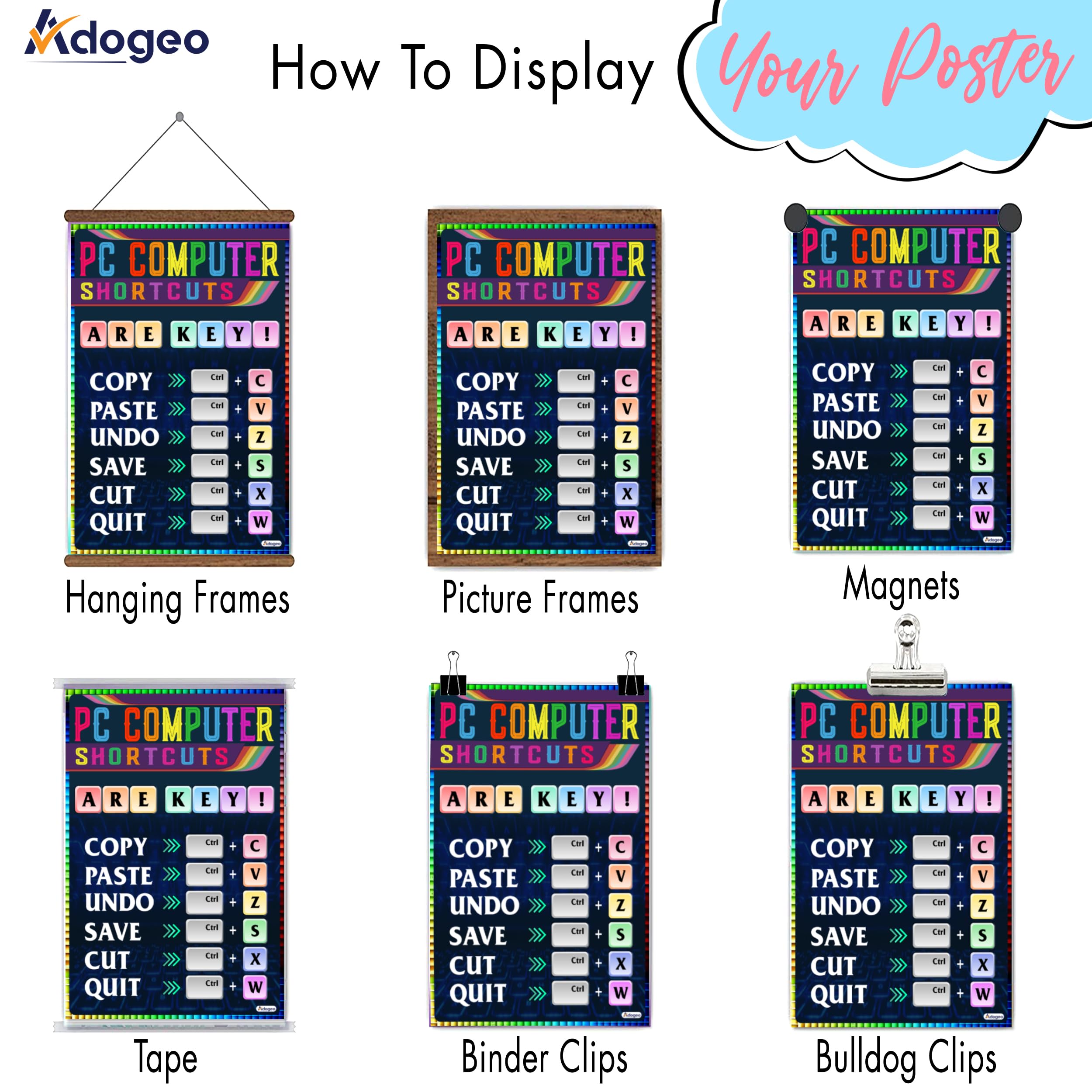 Snapklik.com : Computer Lab School Sign, 12x18 Inch Chalkboard Poster, IT Computers Teacher ...